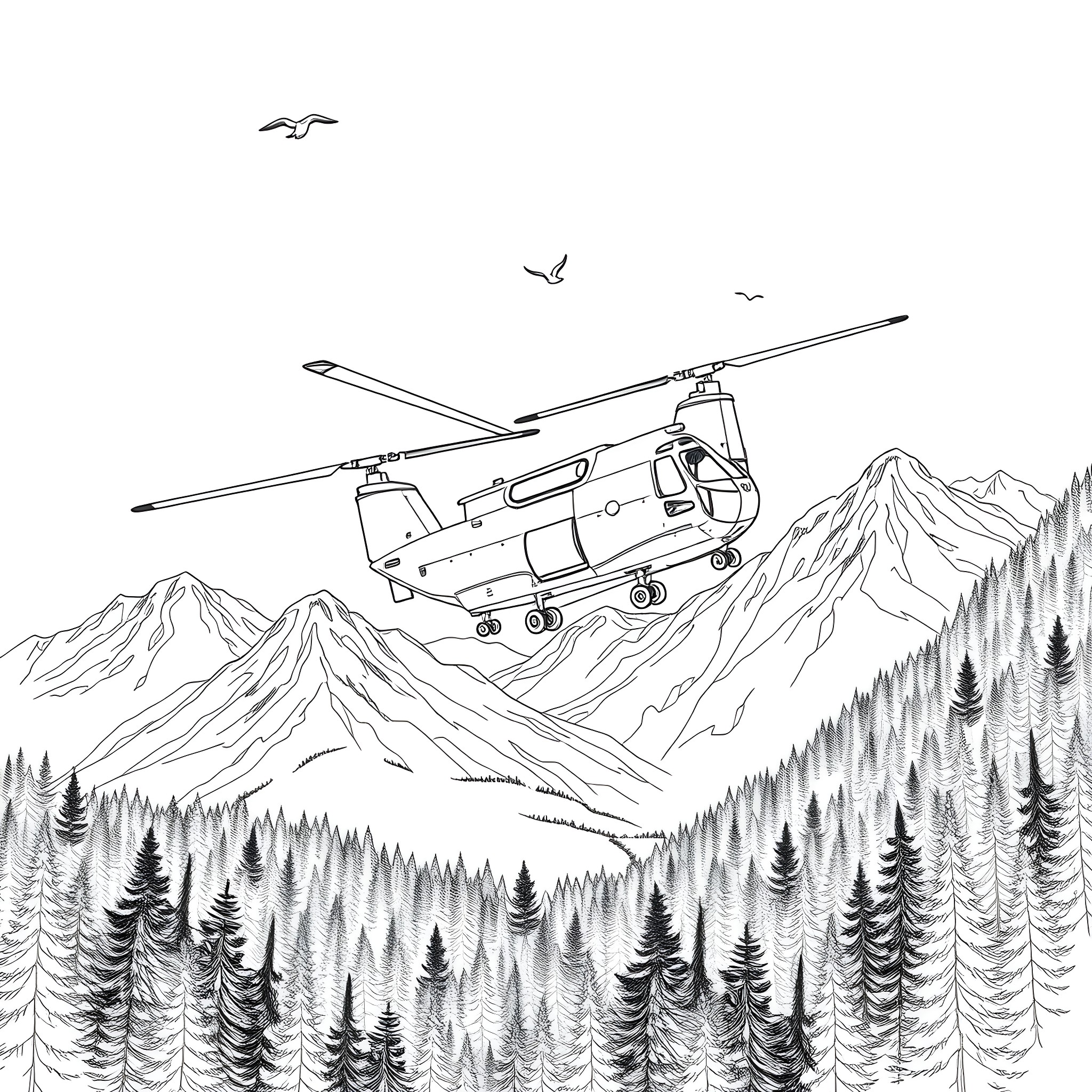 7 Best Chinook Coloring Pages (Free Printable PDFs)