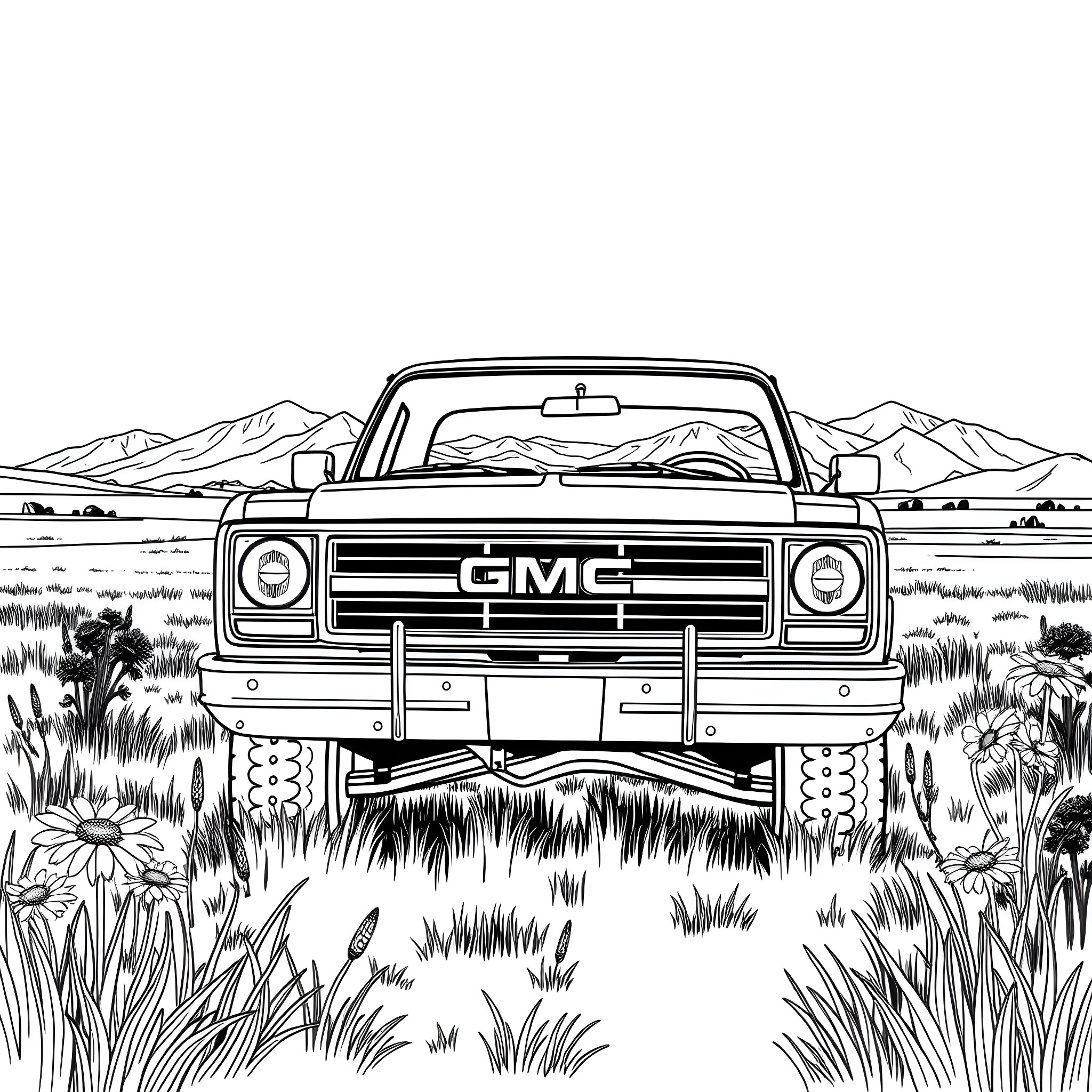 Best Gmc Coloring Pages (Free Printable PDF)