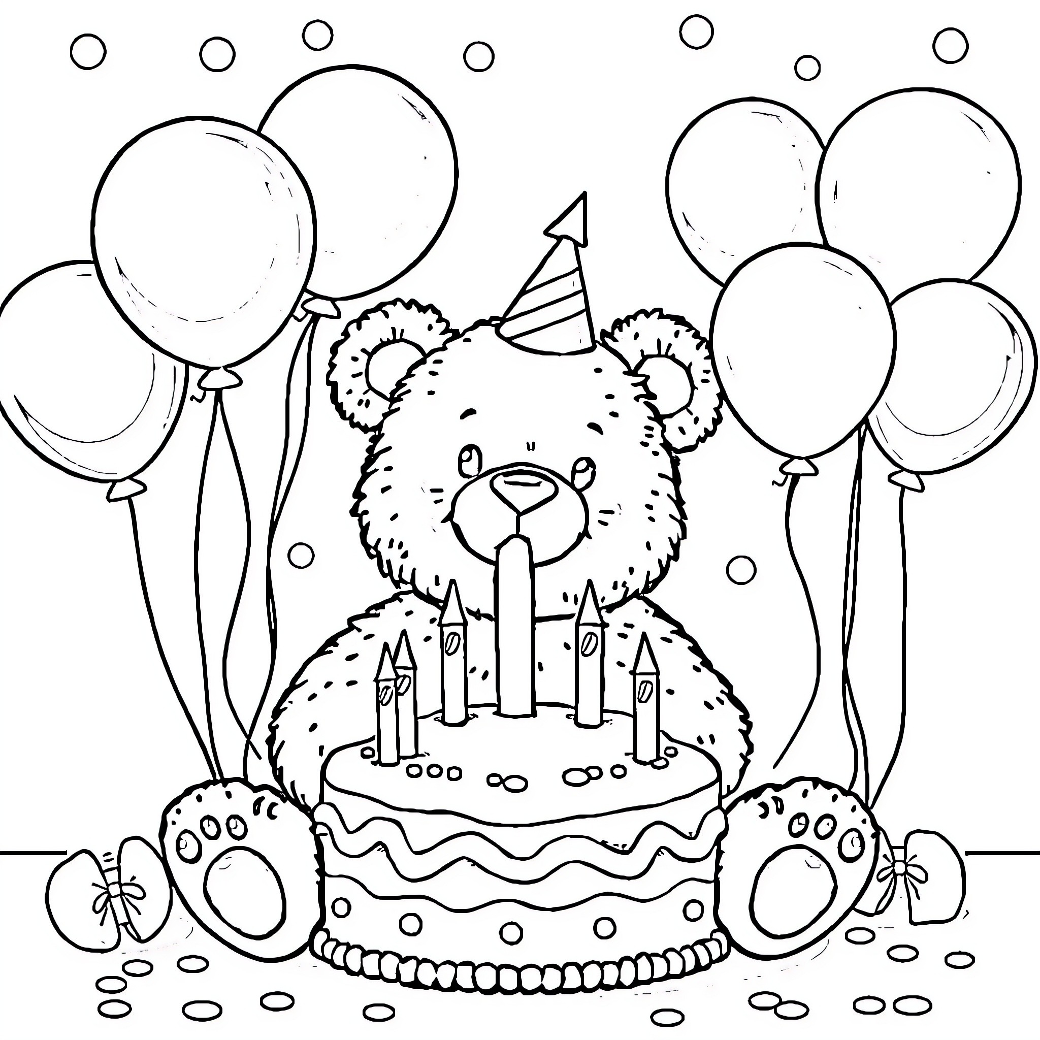 Best Bear Coloring Pages (Free Printable PDF)