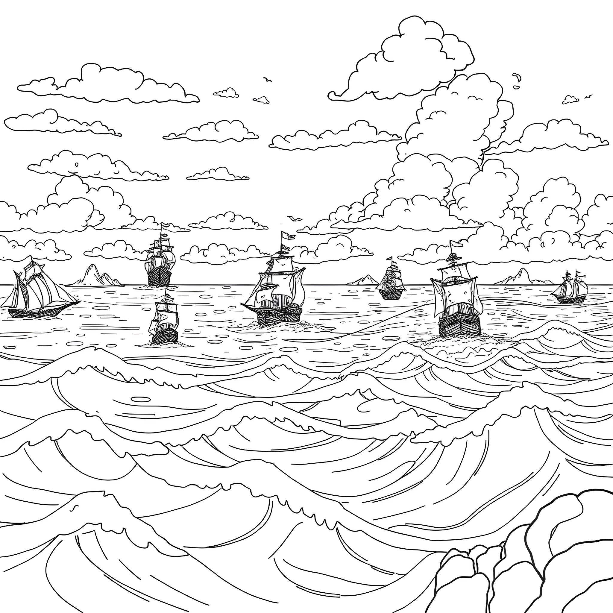 Best Sea Coloring Pages (Free Printable PDF)