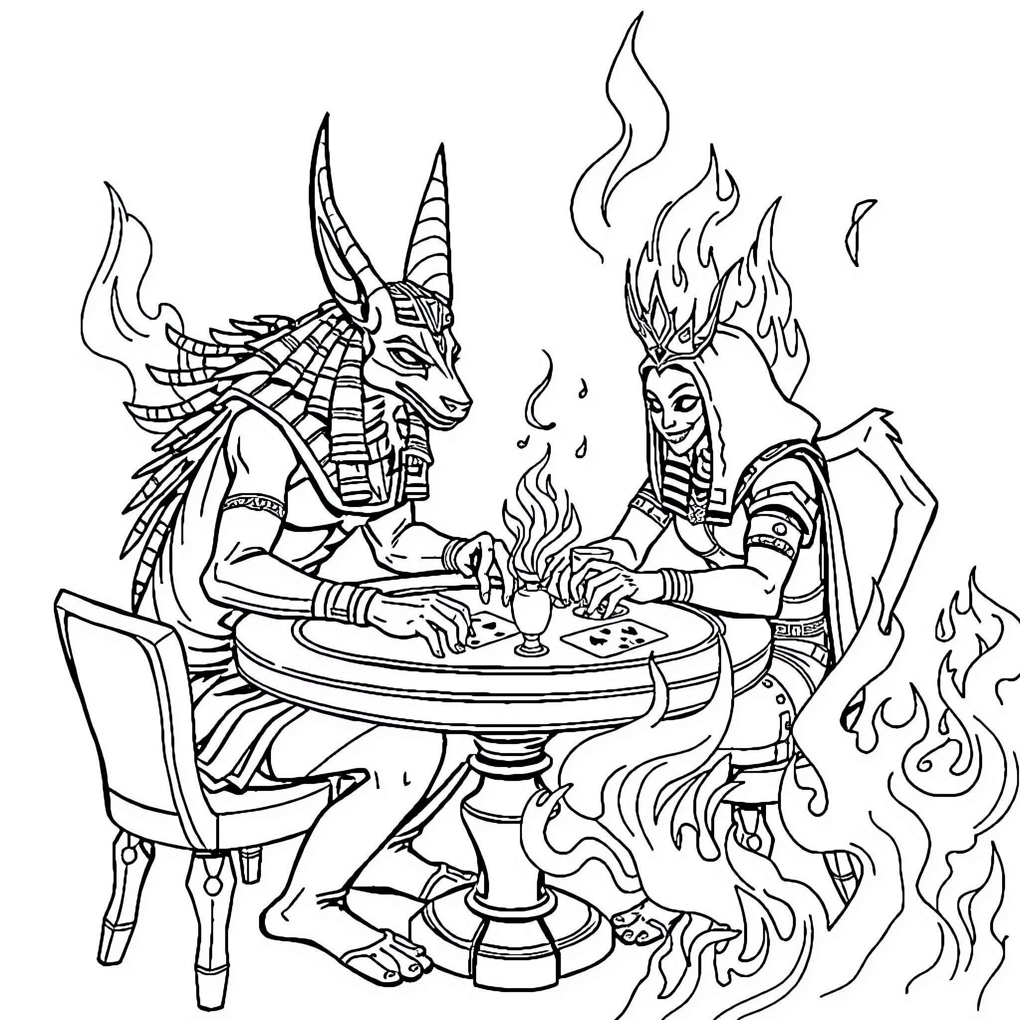 Best Anubis Coloring Pages (Free Printable PDF)