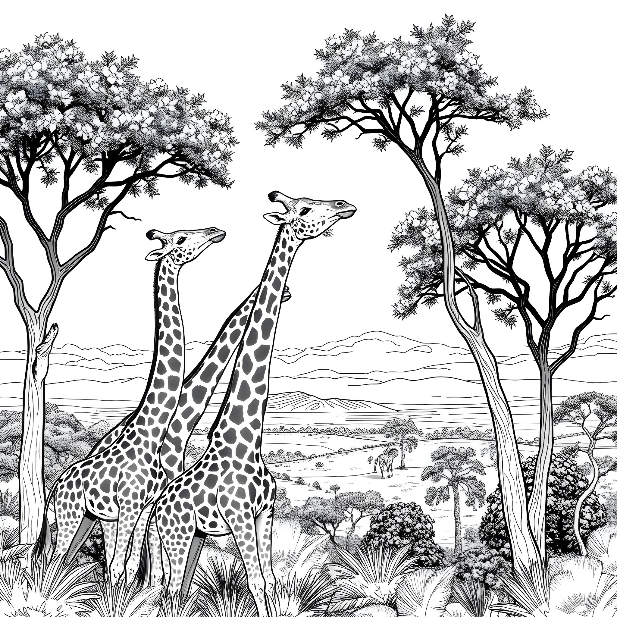 131 Best Giraffe Coloring Pages (Free Printable PDFs)
