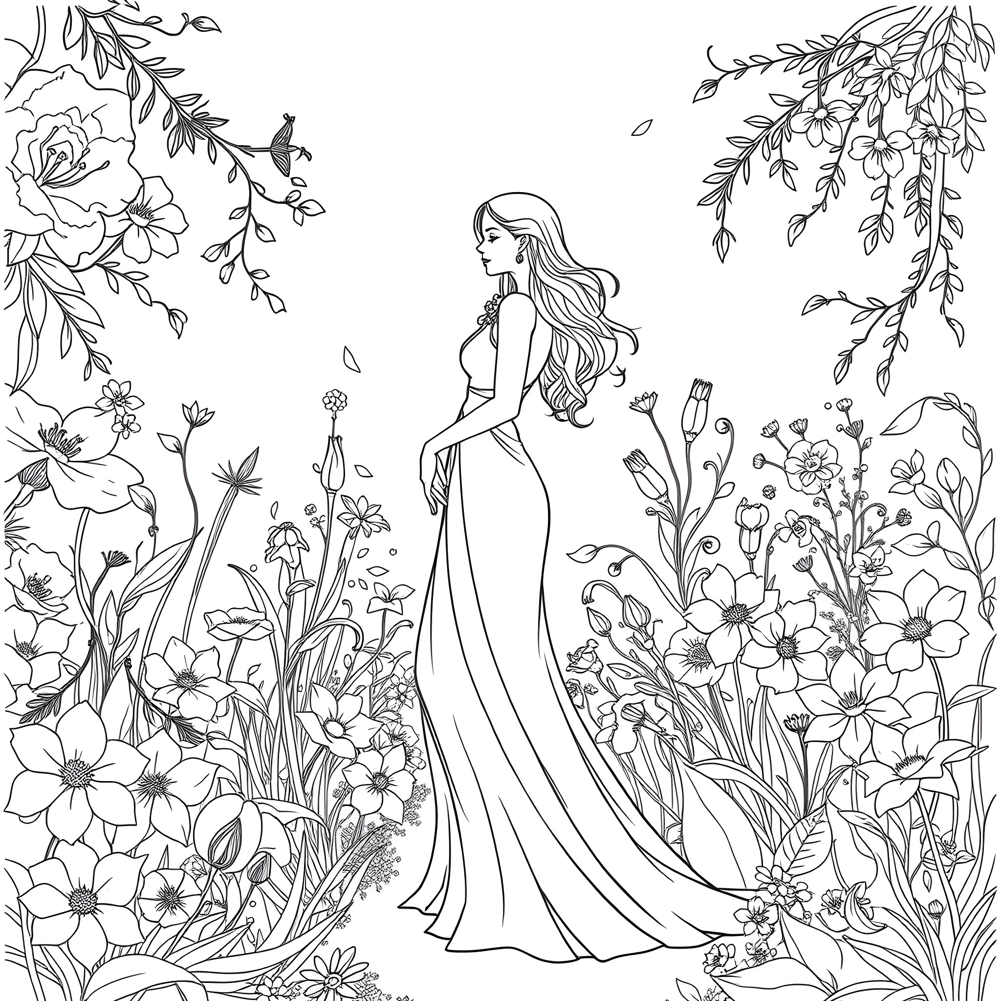 584 Best Woman Coloring Pages (Free Printable PDFs)