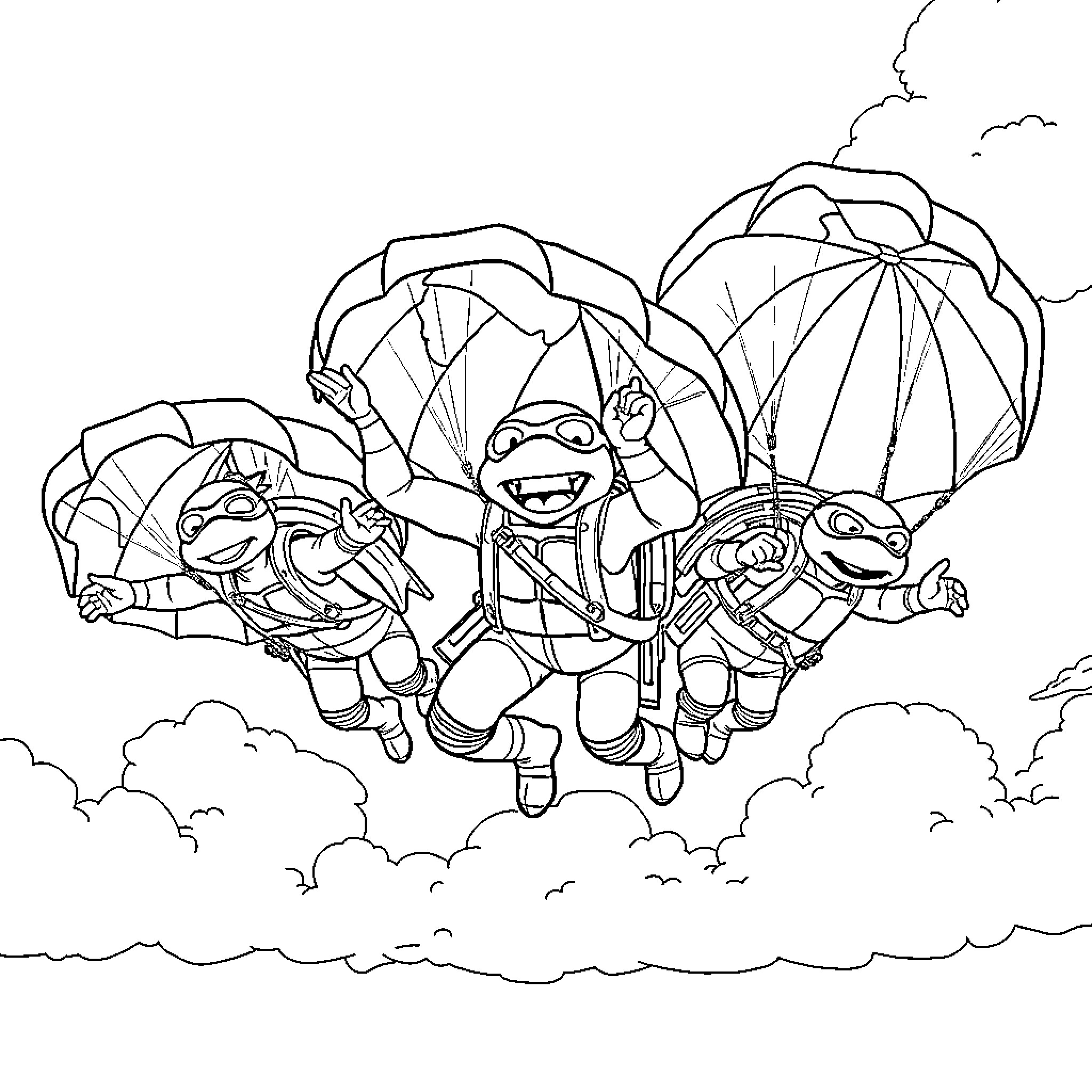 Best Ninja Turtle Coloring Pages (Free Printable PDF)