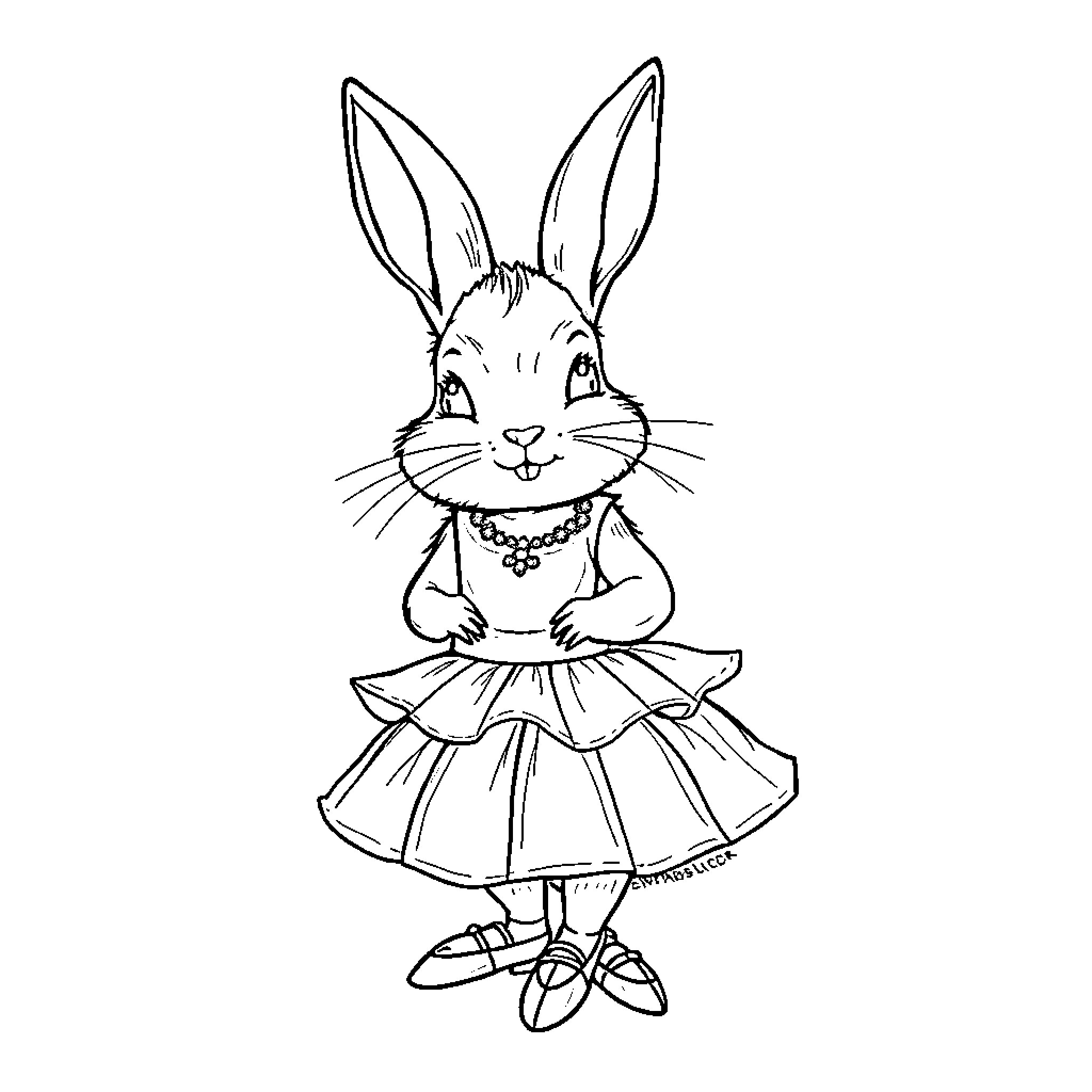 Best Ballet Rabbit Coloring Pages (Free Printable PDF)