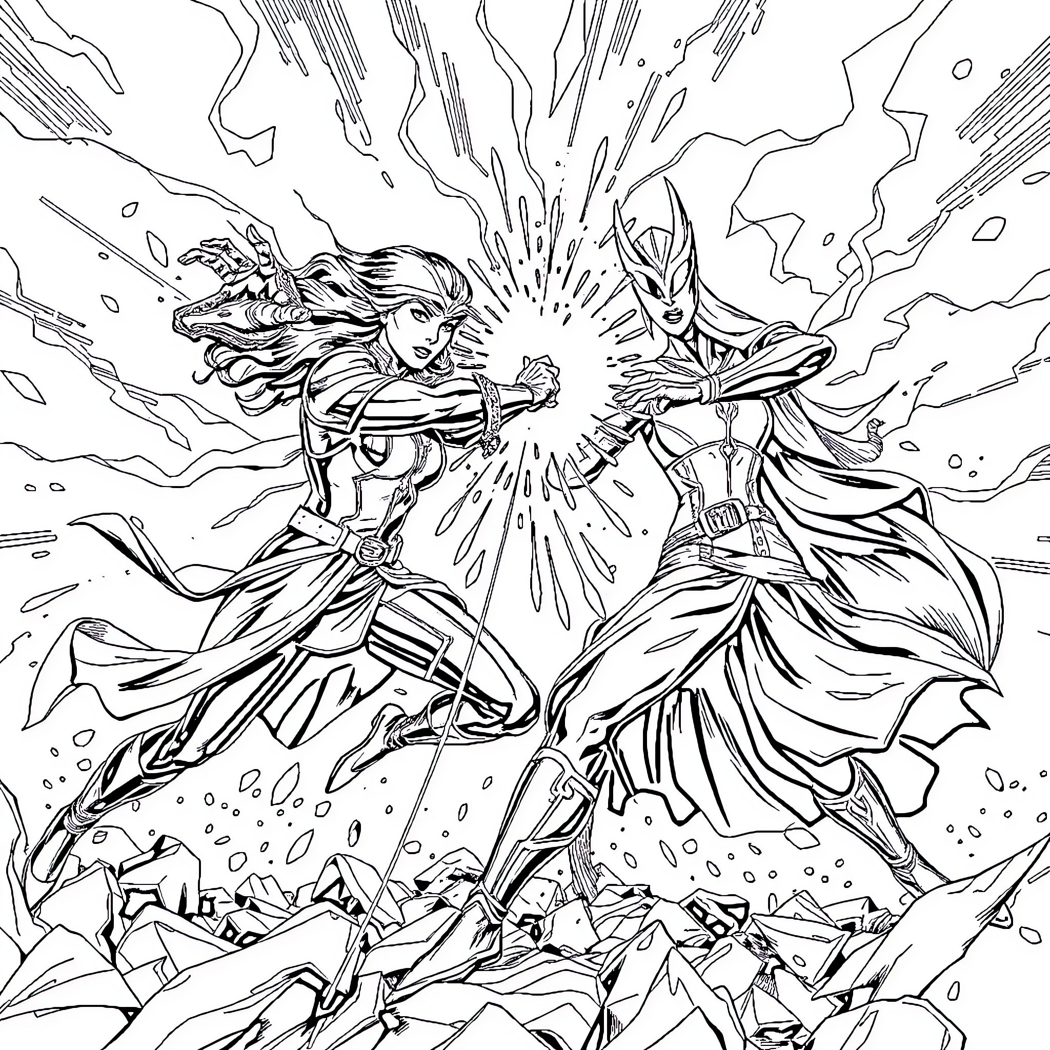 24 Best Scarlet Witch Coloring Pages (Free Printable PDFs)