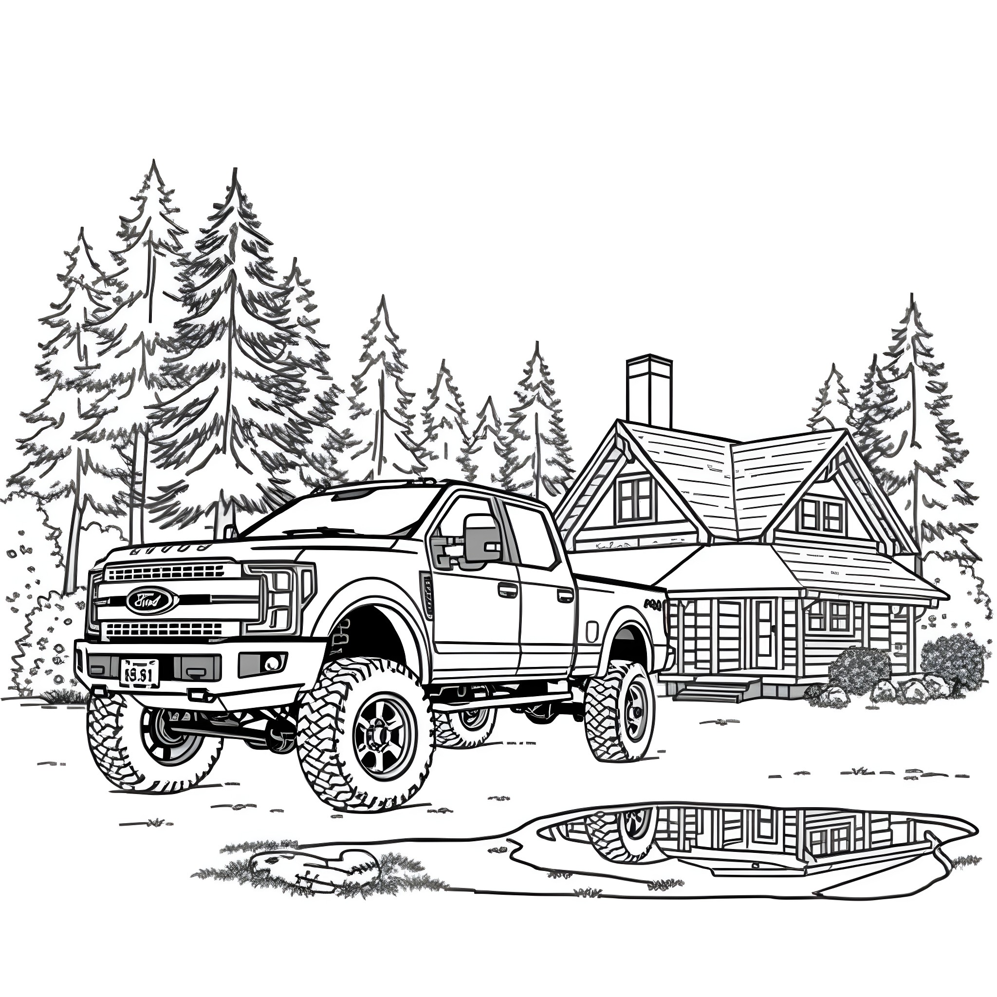 19 Best Truck Coloring Pages (Free Printable PDFs)