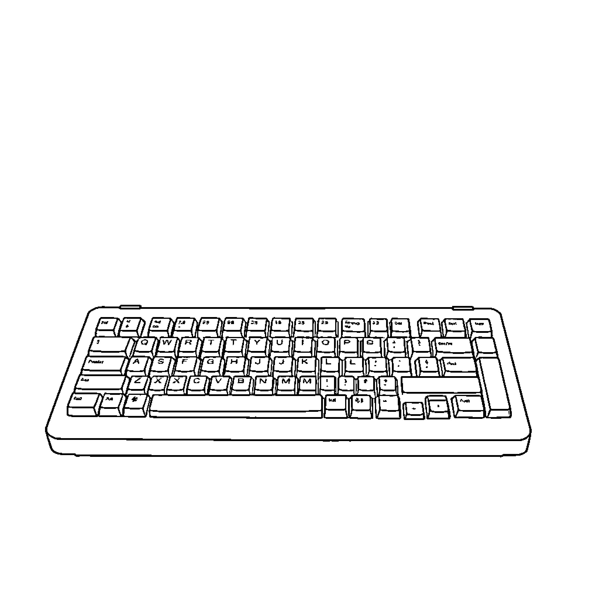 Best Keyboard Coloring Pages (Free Printable PDF)