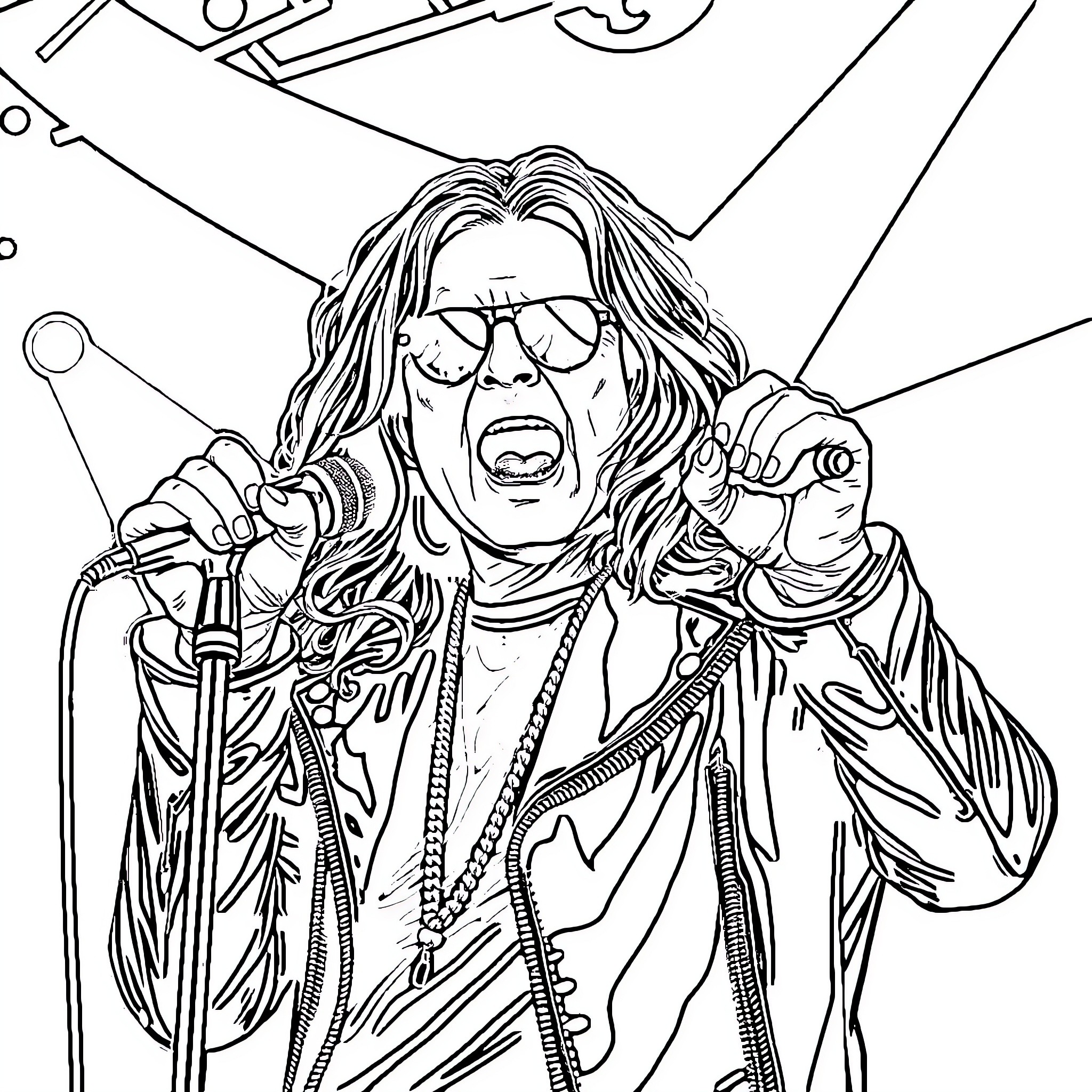 Best Ozzy Osbourne Coloring Pages (Free Printable PDF)