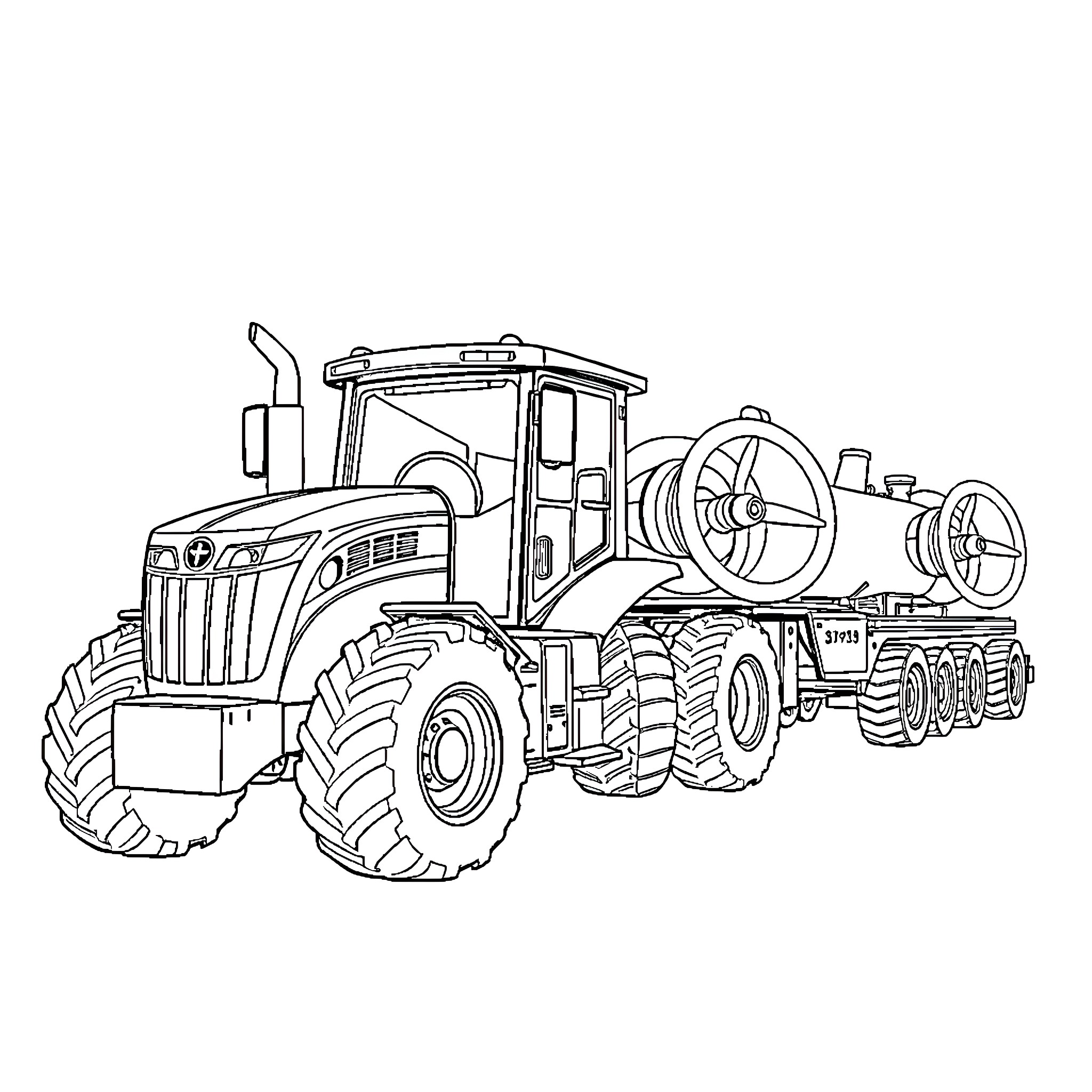 338 Best Tractor Coloring Pages (Free Printable PDFs)