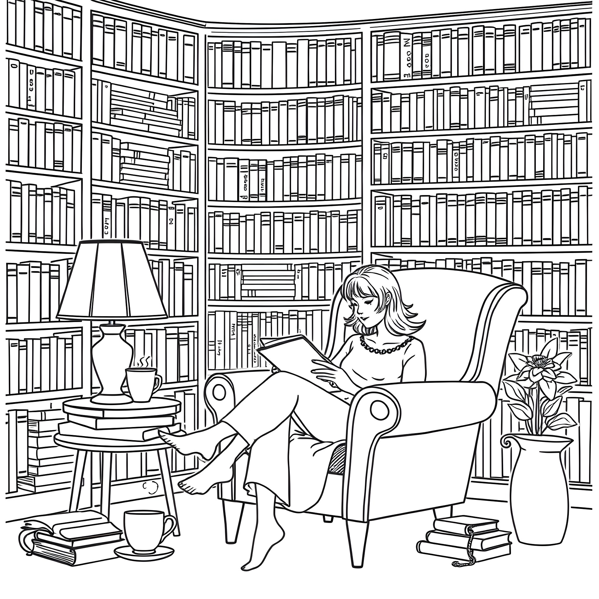 584 Best Woman Coloring Pages (Free Printable PDFs)