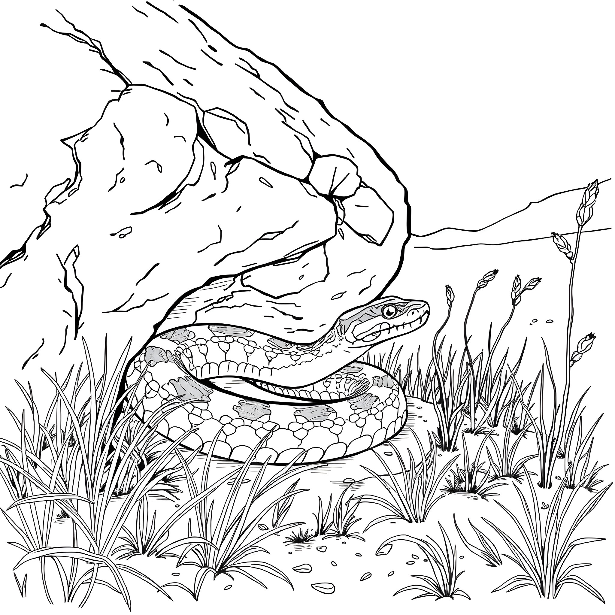 7 Best Rattlesnake Coloring Pages (Free Printable PDFs)