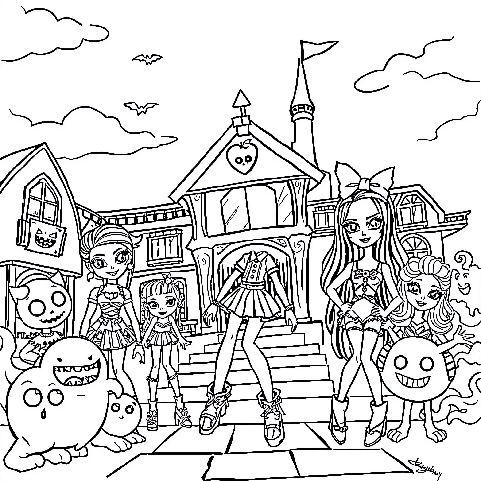 Best Monster High Coloring Pages (Free Printable PDF)
