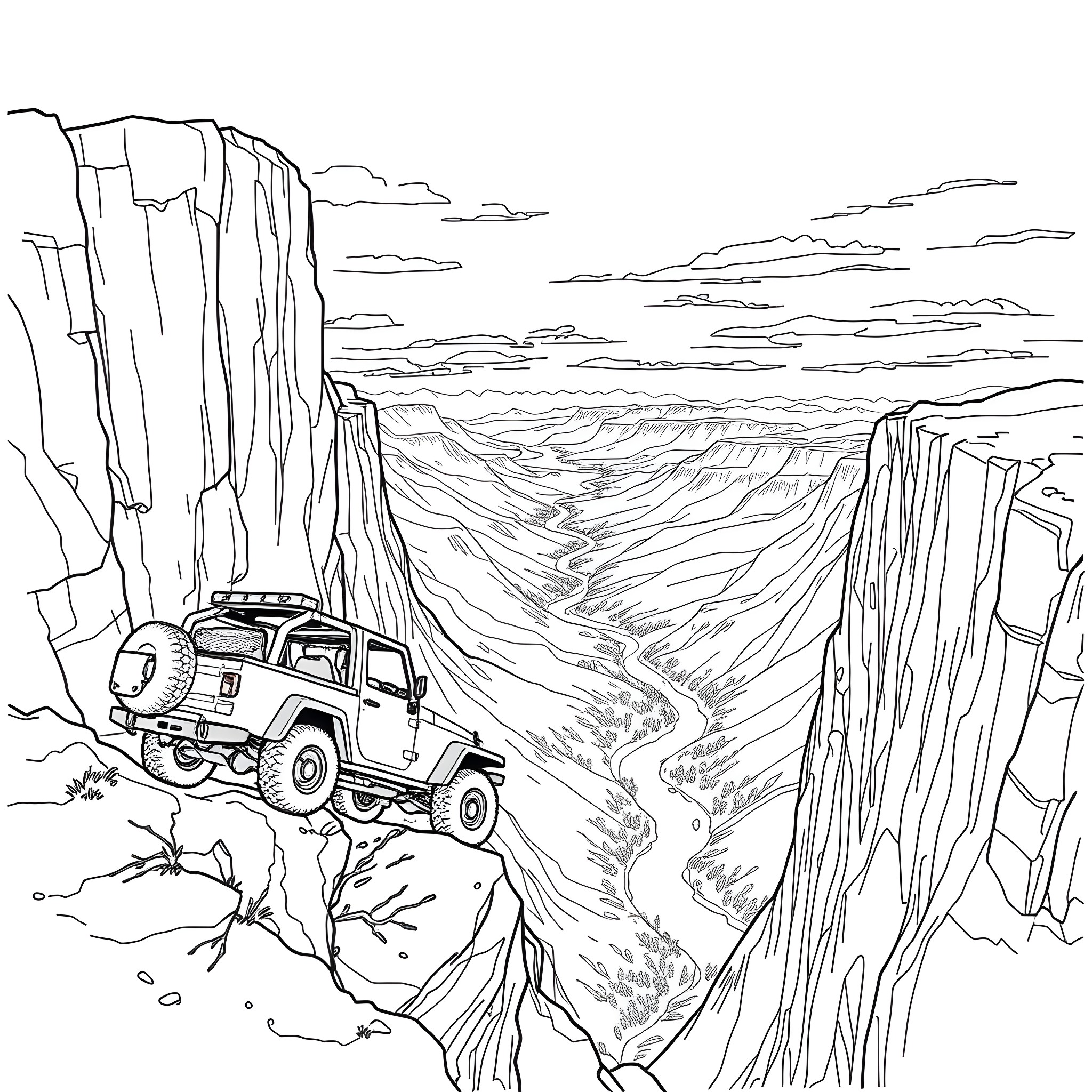 Best Jeep Coloring Pages (Free Printable PDF)