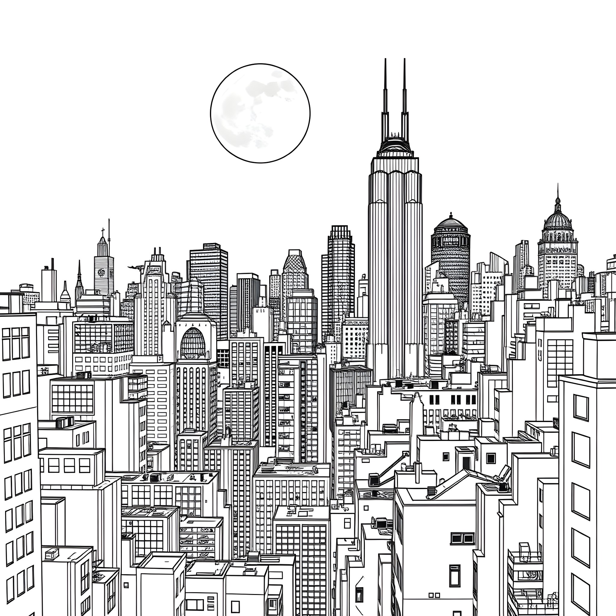 Best Gotham City Coloring Pages (Free Printable PDF)