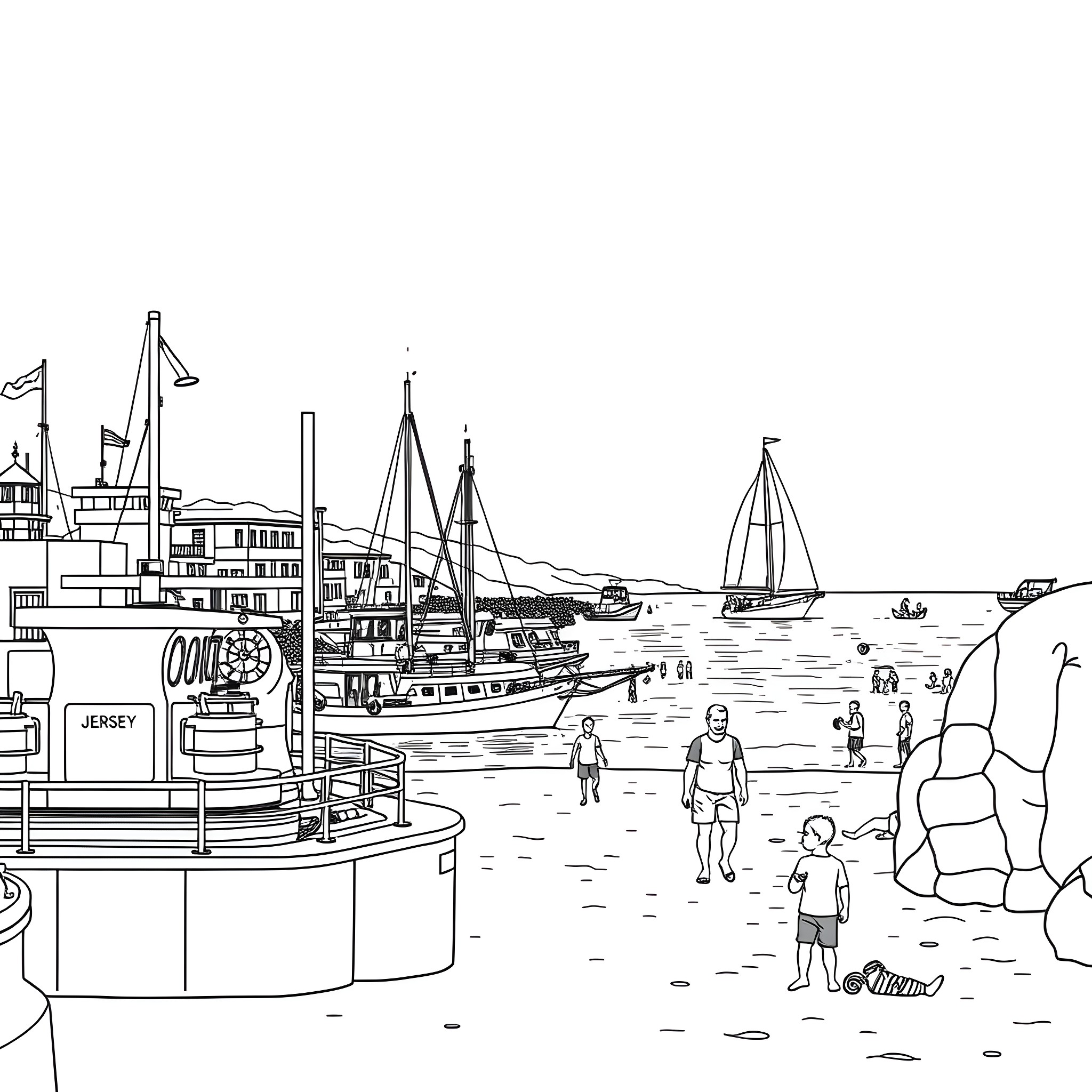 2 Best Port Coloring Pages (Free Printable PDFs)