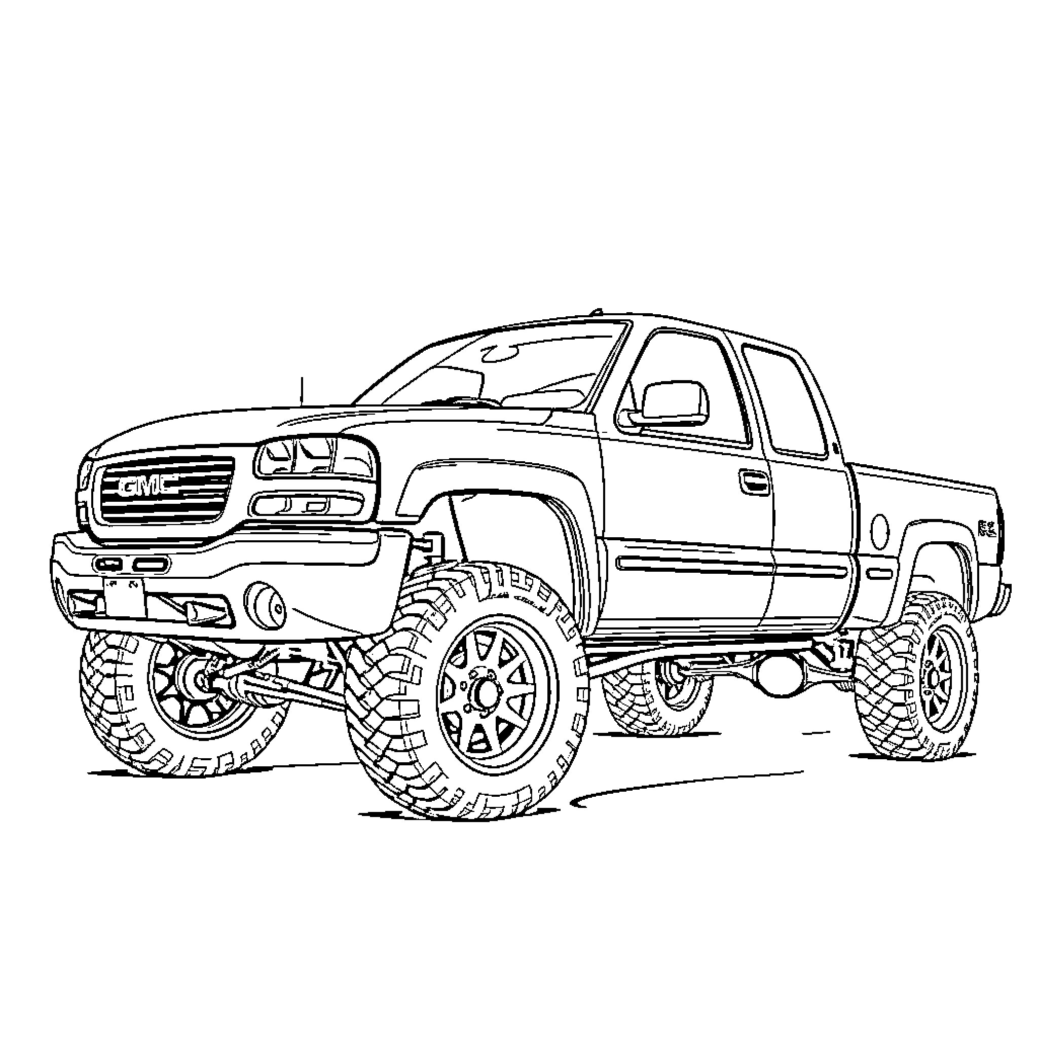 Best Gmc Coloring Pages (Free Printable PDF)