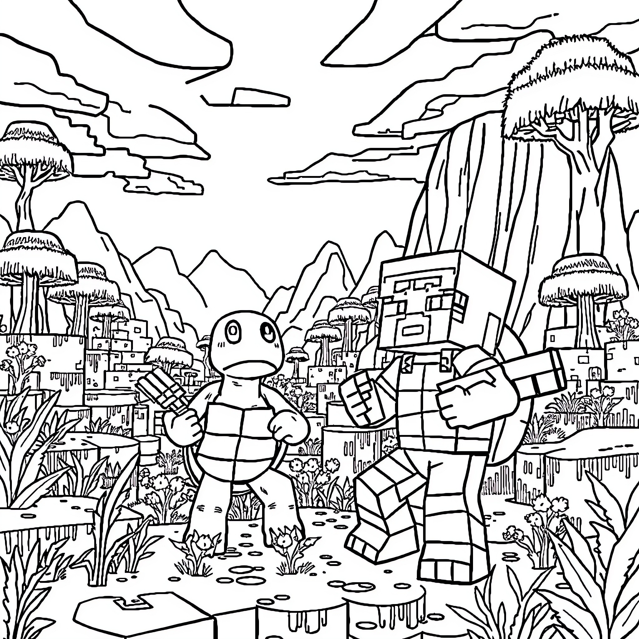 Best Mikey Turtle Coloring Pages (Free Printable PDF)