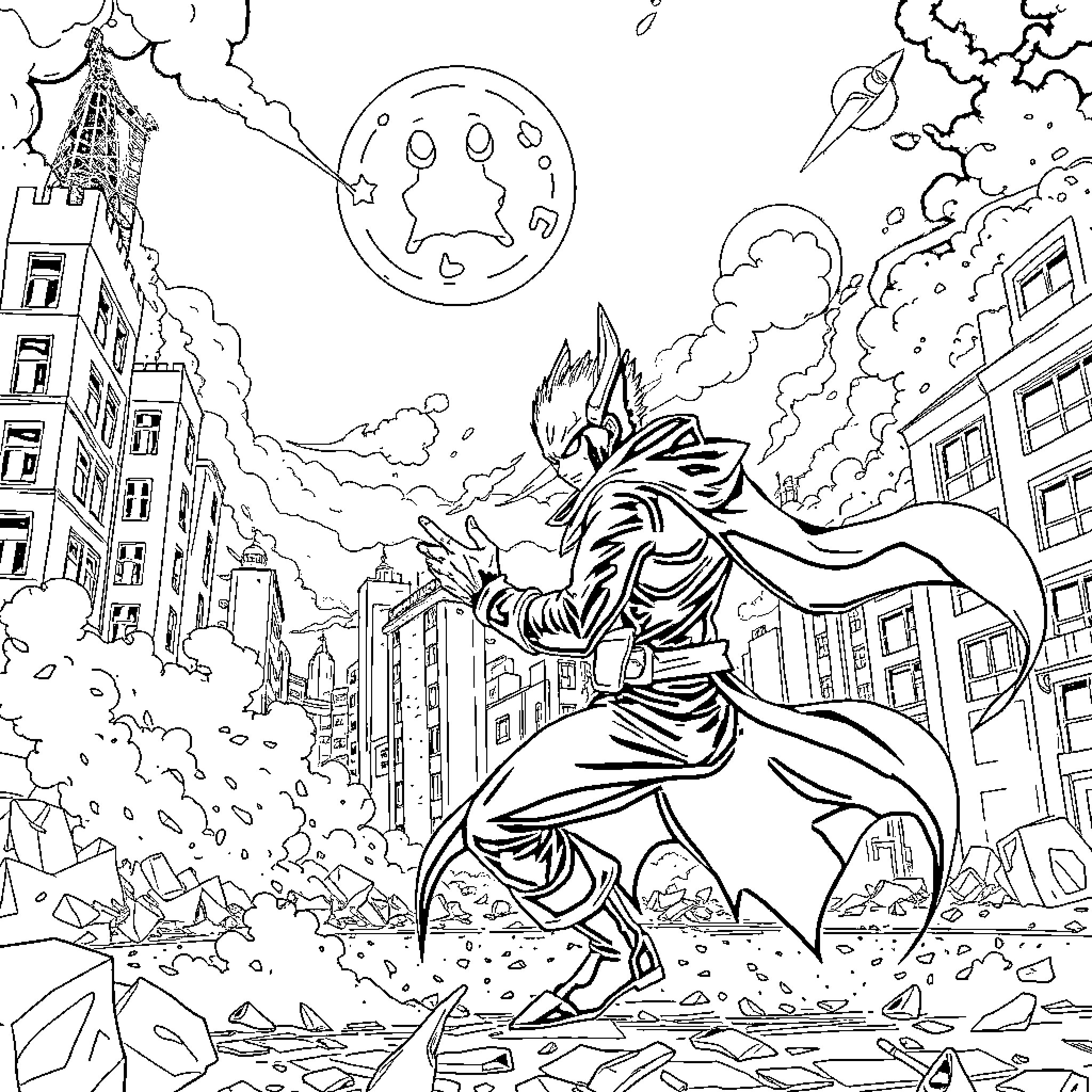 Best Garou Coloring Pages (Free Printable PDF)