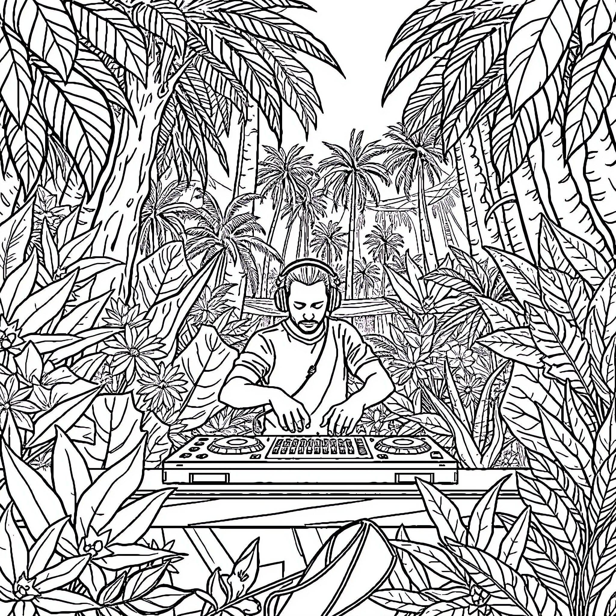 Best DJ Coloring Pages (Free Printable PDF)