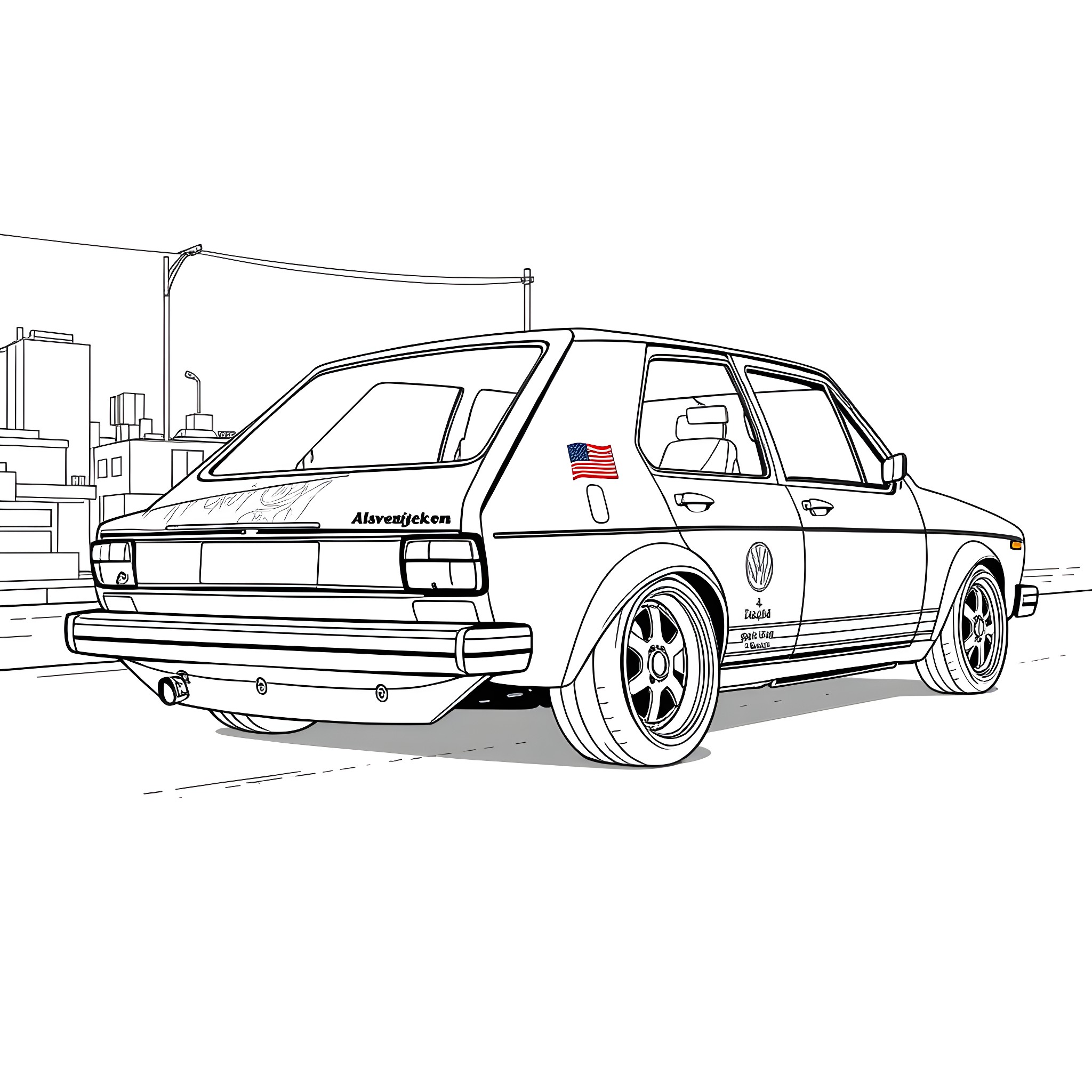 Best Volkswagen Coloring Pages (Free Printable PDF)