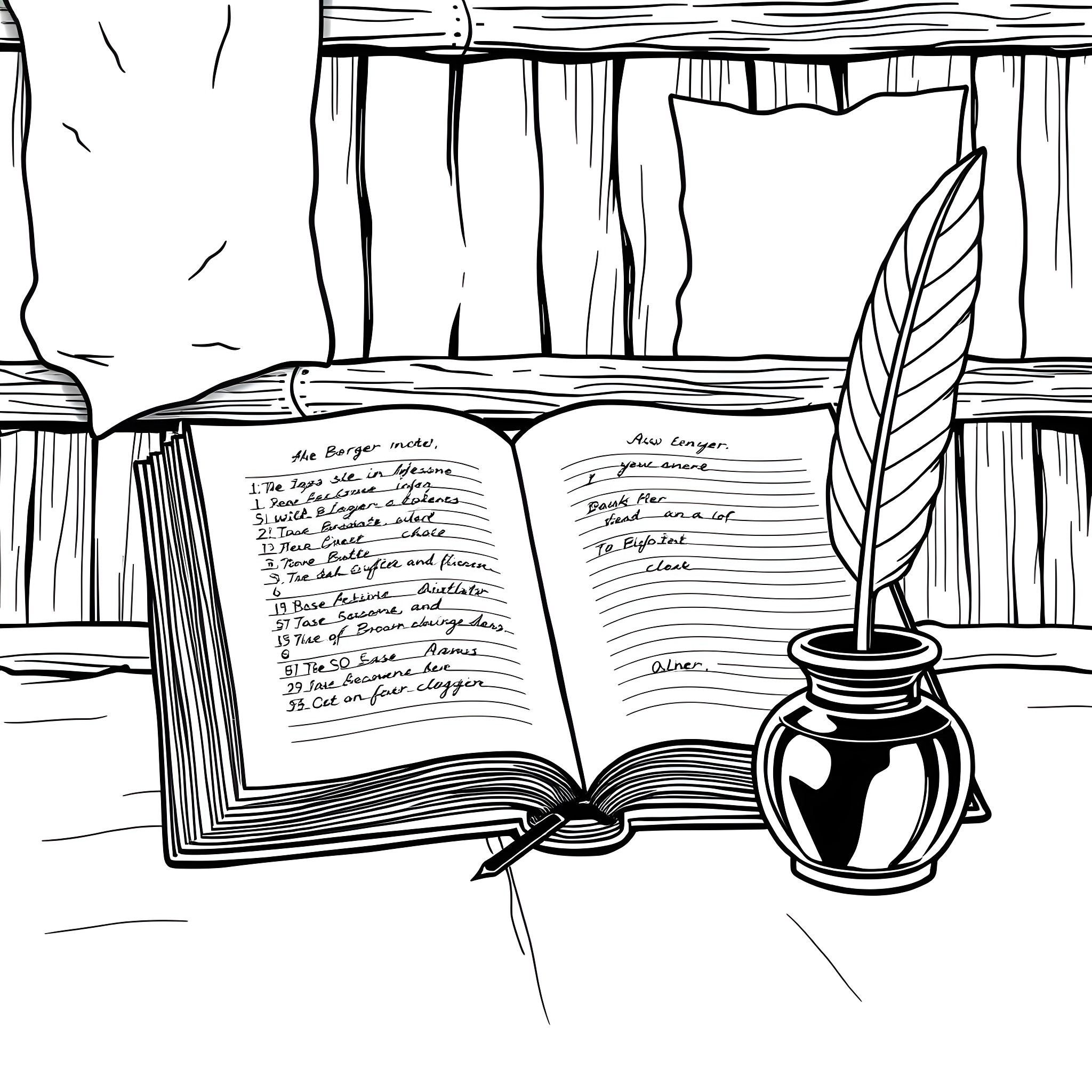Best Book Coloring Pages (Free Printable PDF)