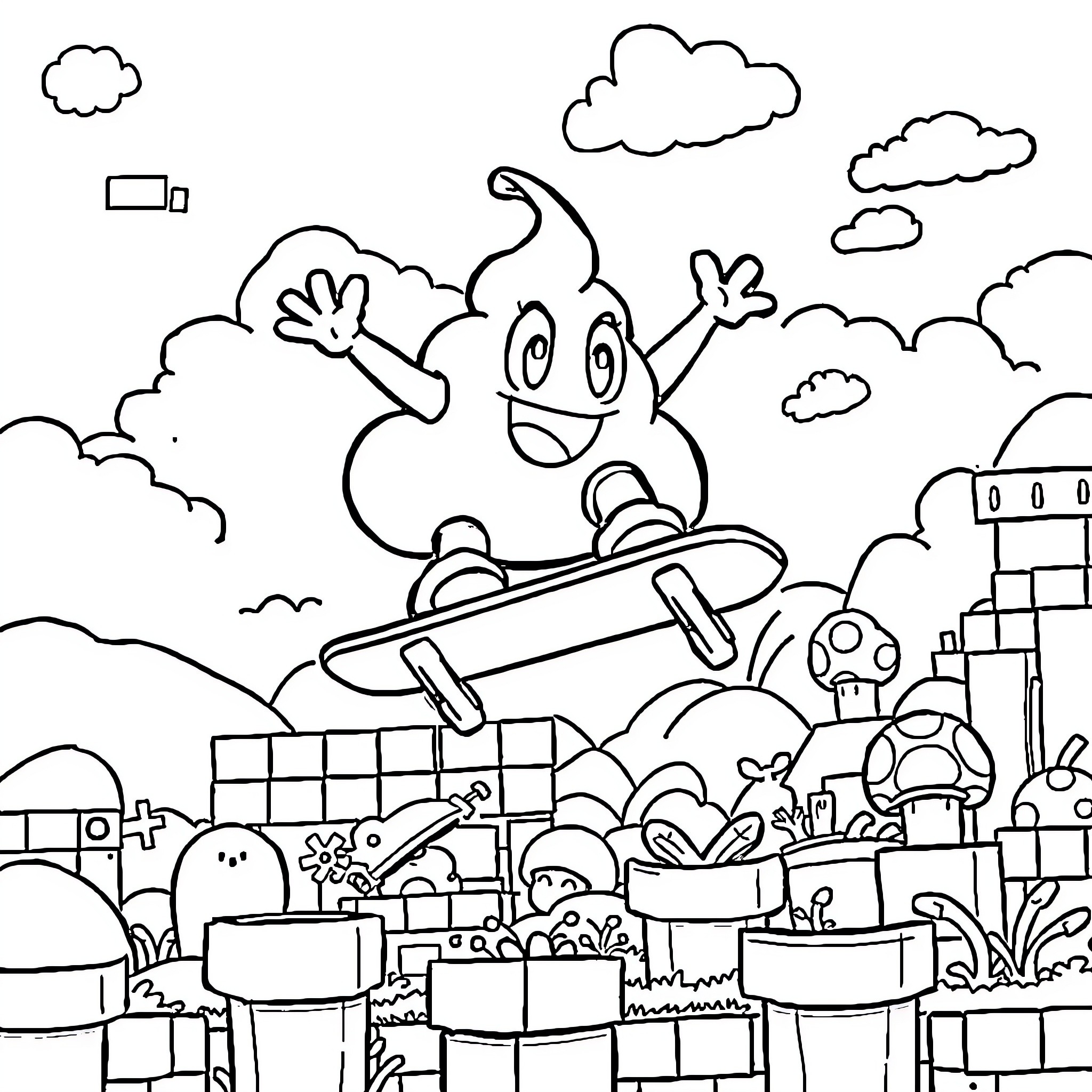 Best Poop Coloring Pages (Free Printable PDF)