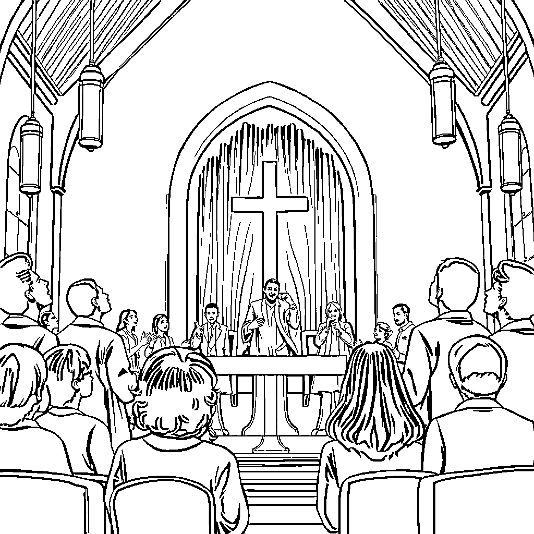 Best Gospel Choir Coloring Pages (Free Printable PDF)