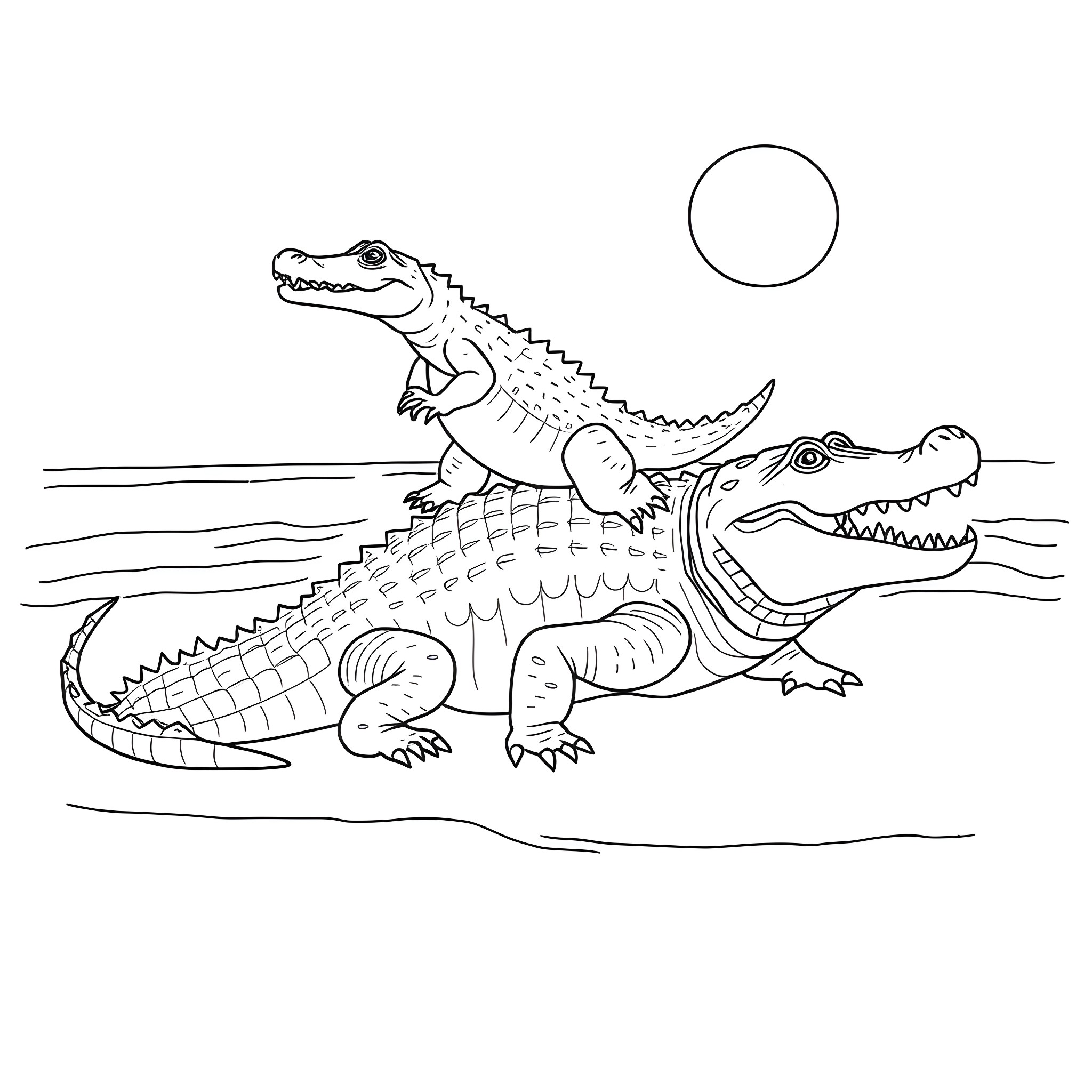 92 Best Crocodile Coloring Pages (Free Printable PDFs)