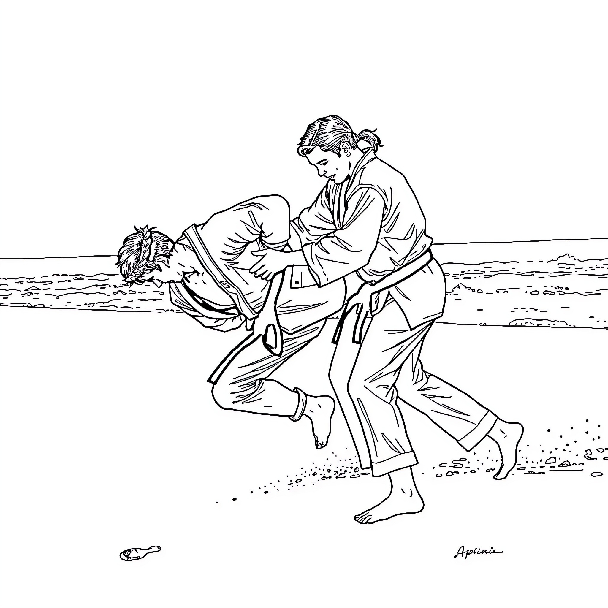 Best Jiu Jitsu Coloring Pages (Free Printable PDF)