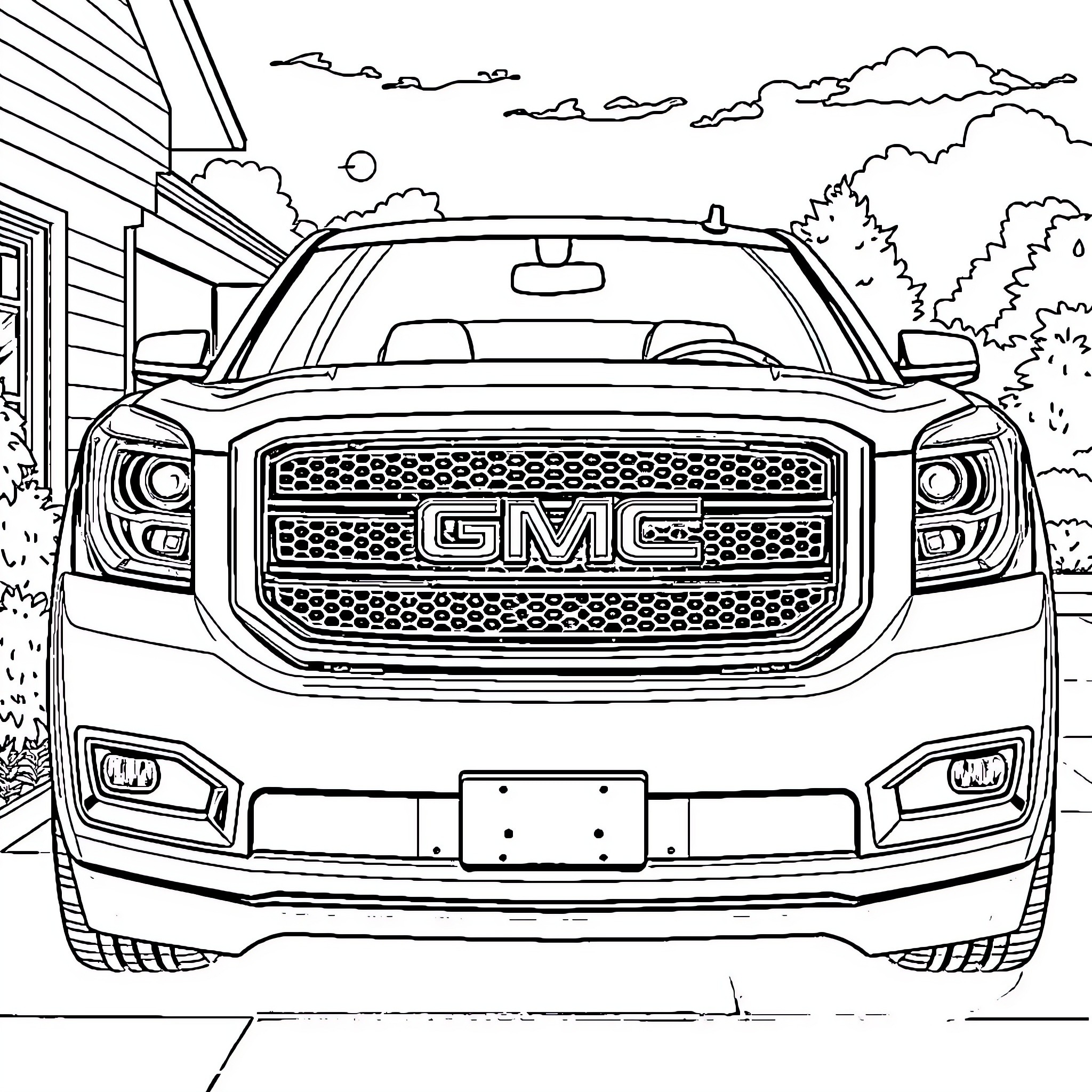 Best Gmc Coloring Pages (Free Printable PDF)