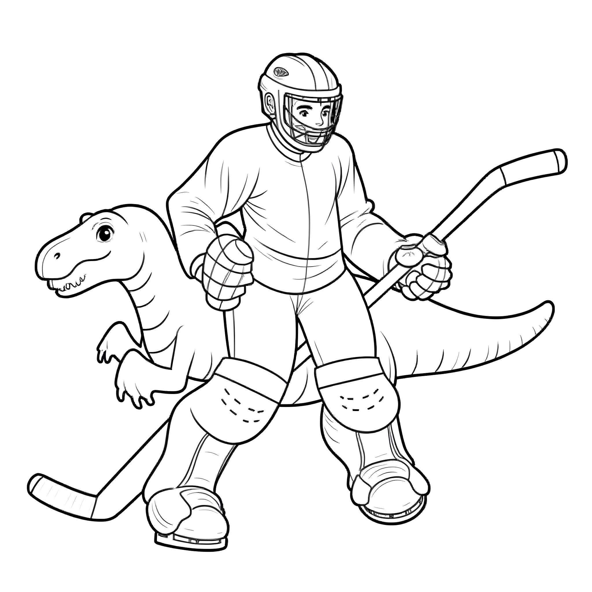 Best Hockey Goalie Coloring Pages (Free Printable PDF)