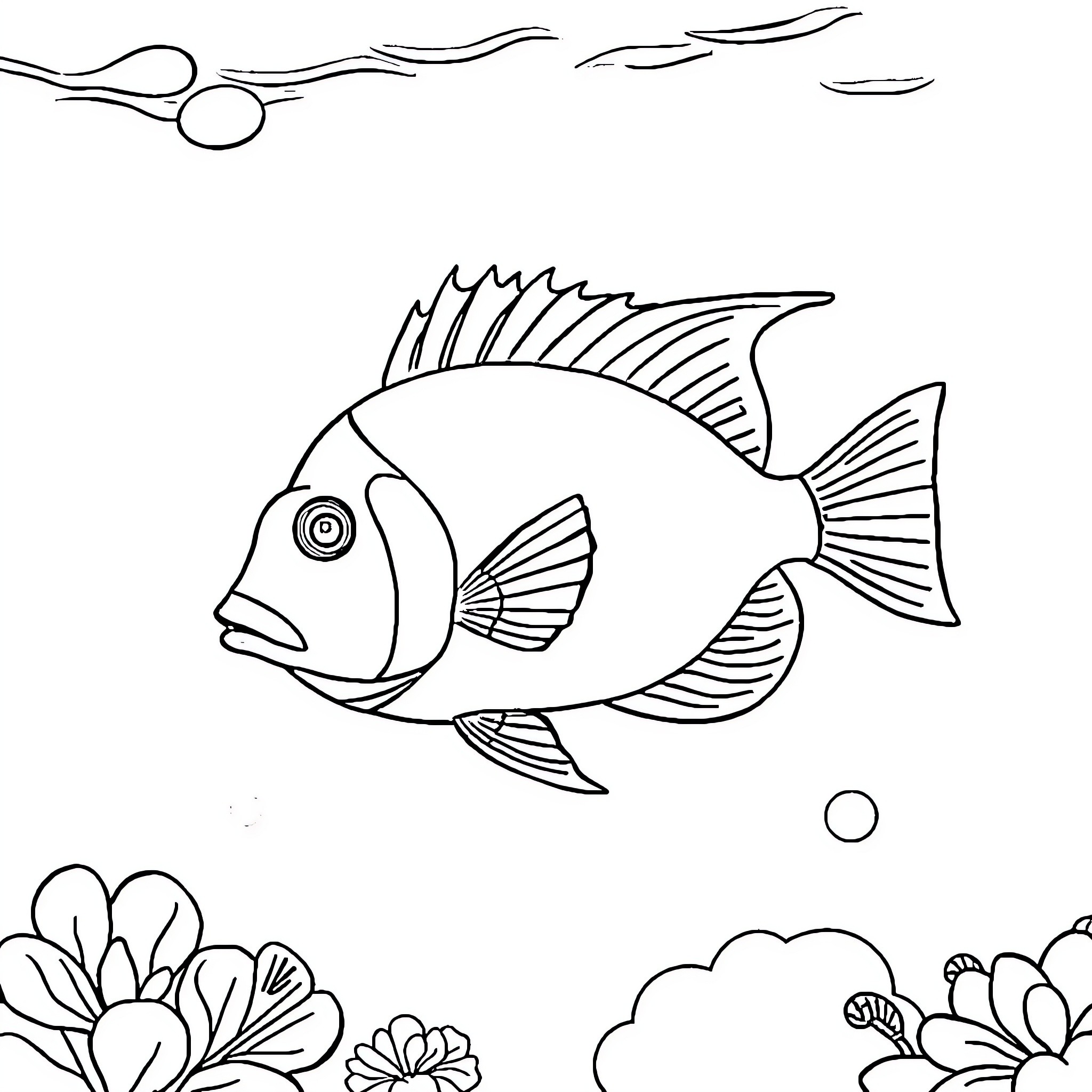 Best Fish Coloring Pages (Free Printable PDF)