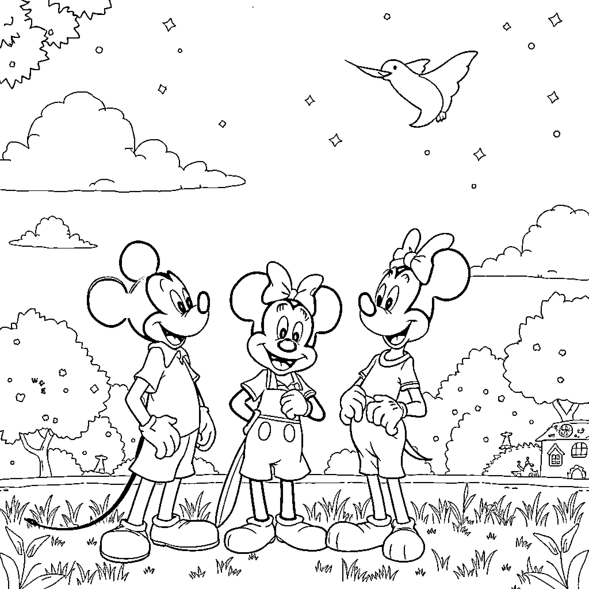 Best Disney Characters Coloring Pages (Free Printable PDF)
