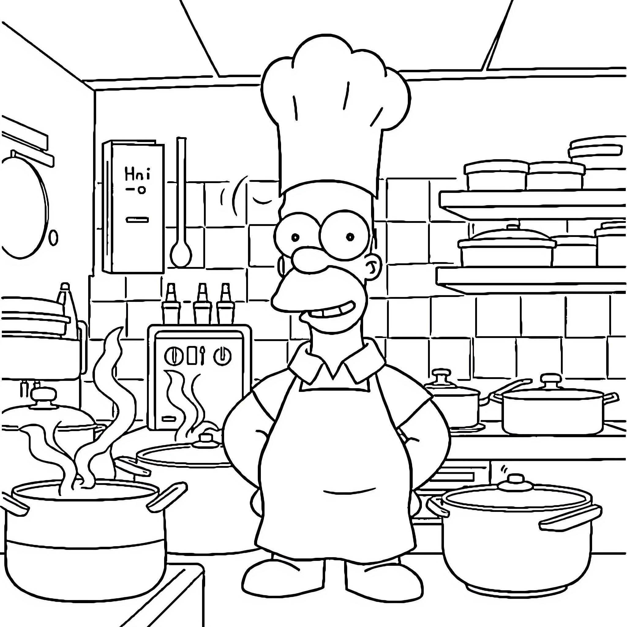 Best Homer Simpson Coloring Pages (Free Printable PDF)