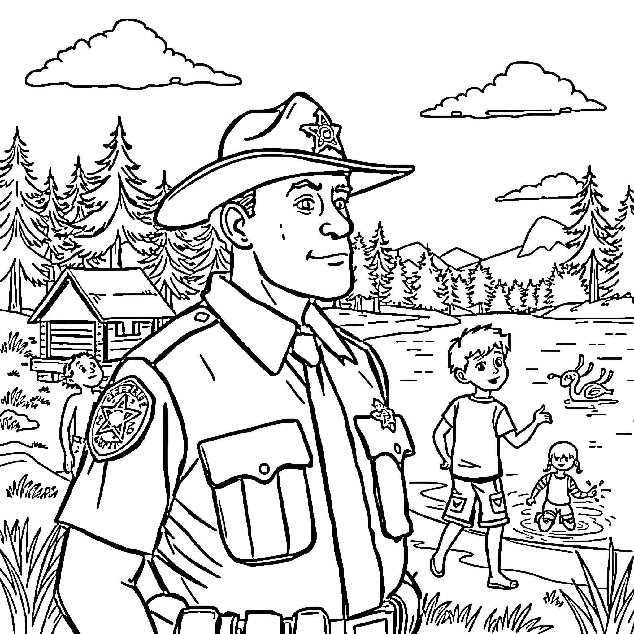 4 Best Sheriff Coloring Pages (Free Printable PDFs)