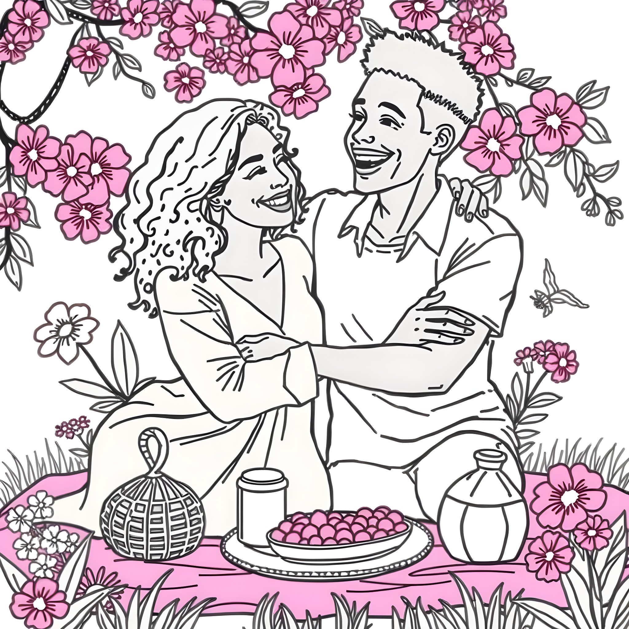 57 Best Couple Coloring Pages (Free Printable PDFs)