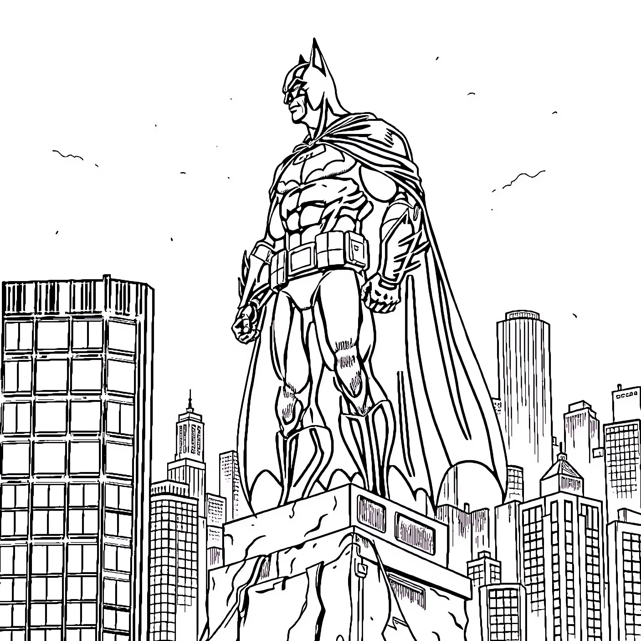 Best Batman Coloring Pages (Free Printable PDF)