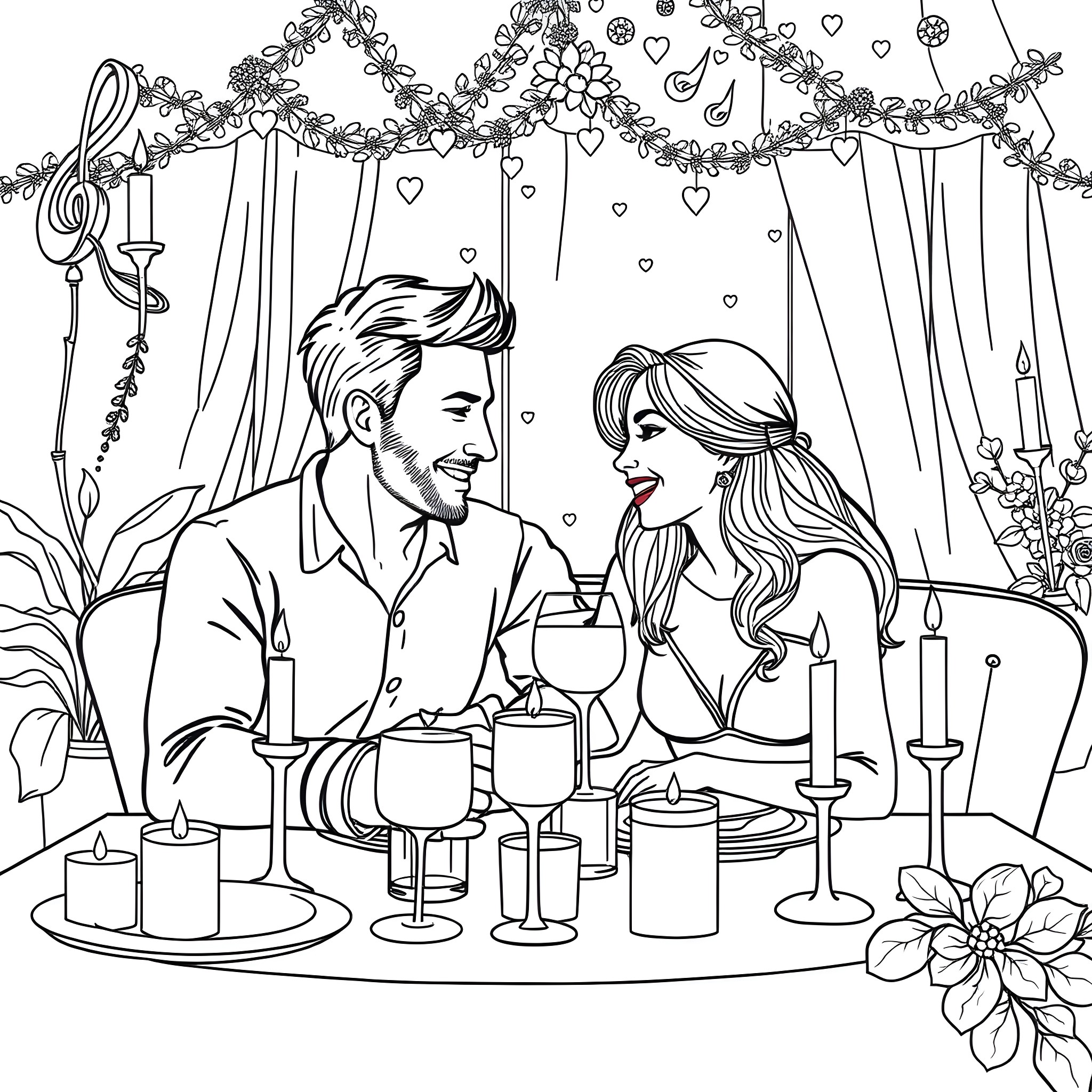 408 Best Couple Coloring Pages (Free Printable PDFs)