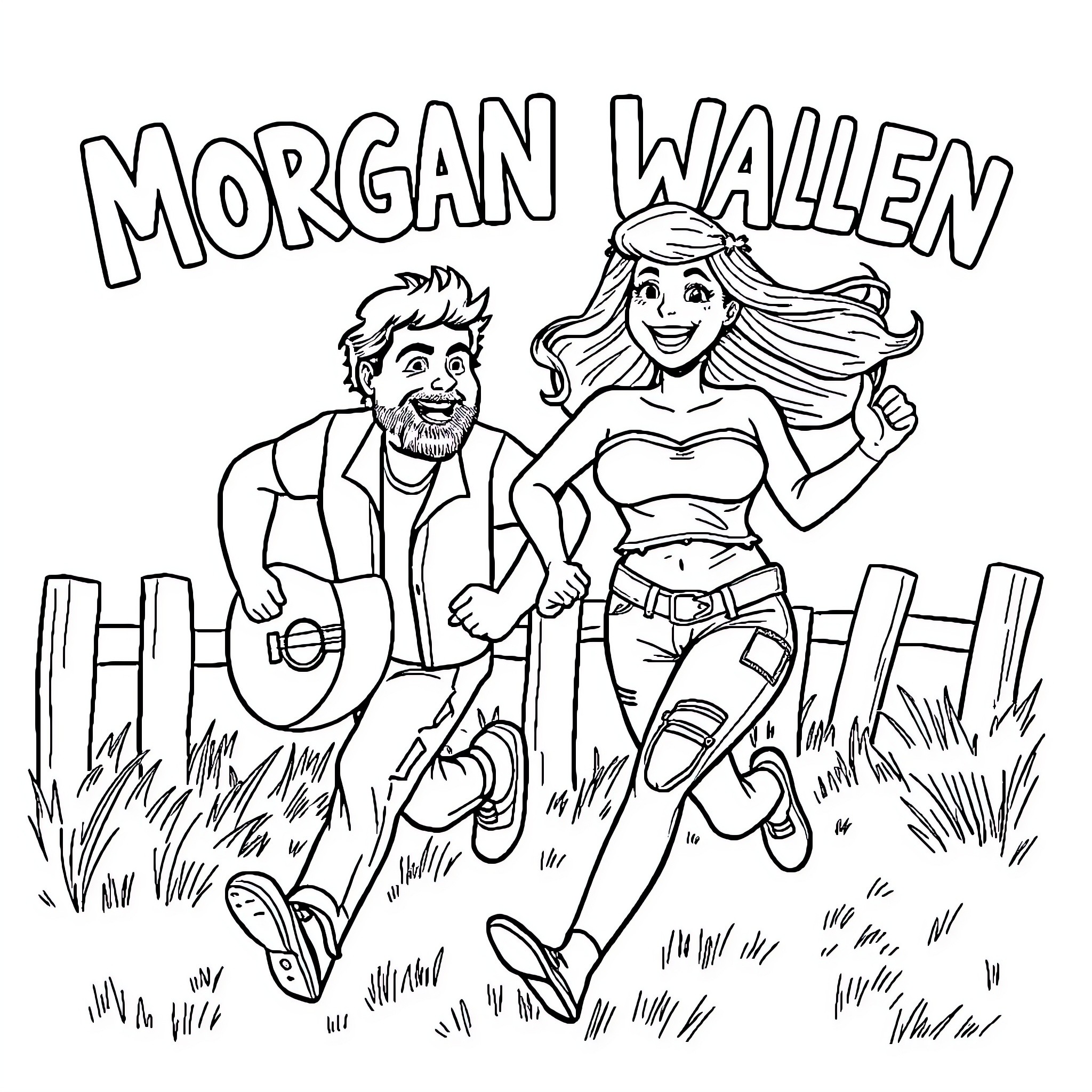 Best Morgan Wallen Coloring Pages (Free Printable PDF)
