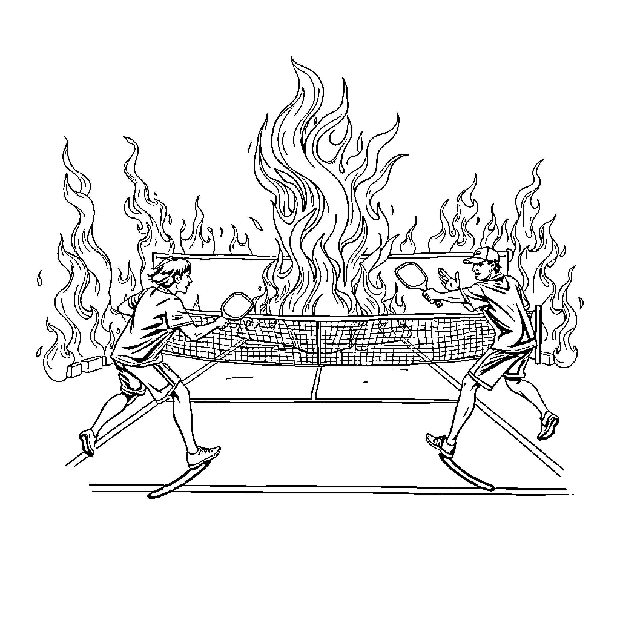 Best Pickleball Coloring Pages (Free Printable PDF)