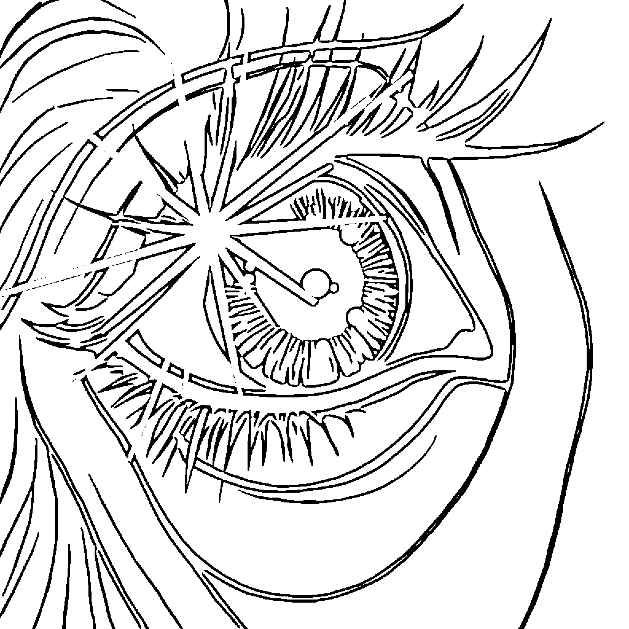 Best Eye Coloring Pages (Free Printable PDF)