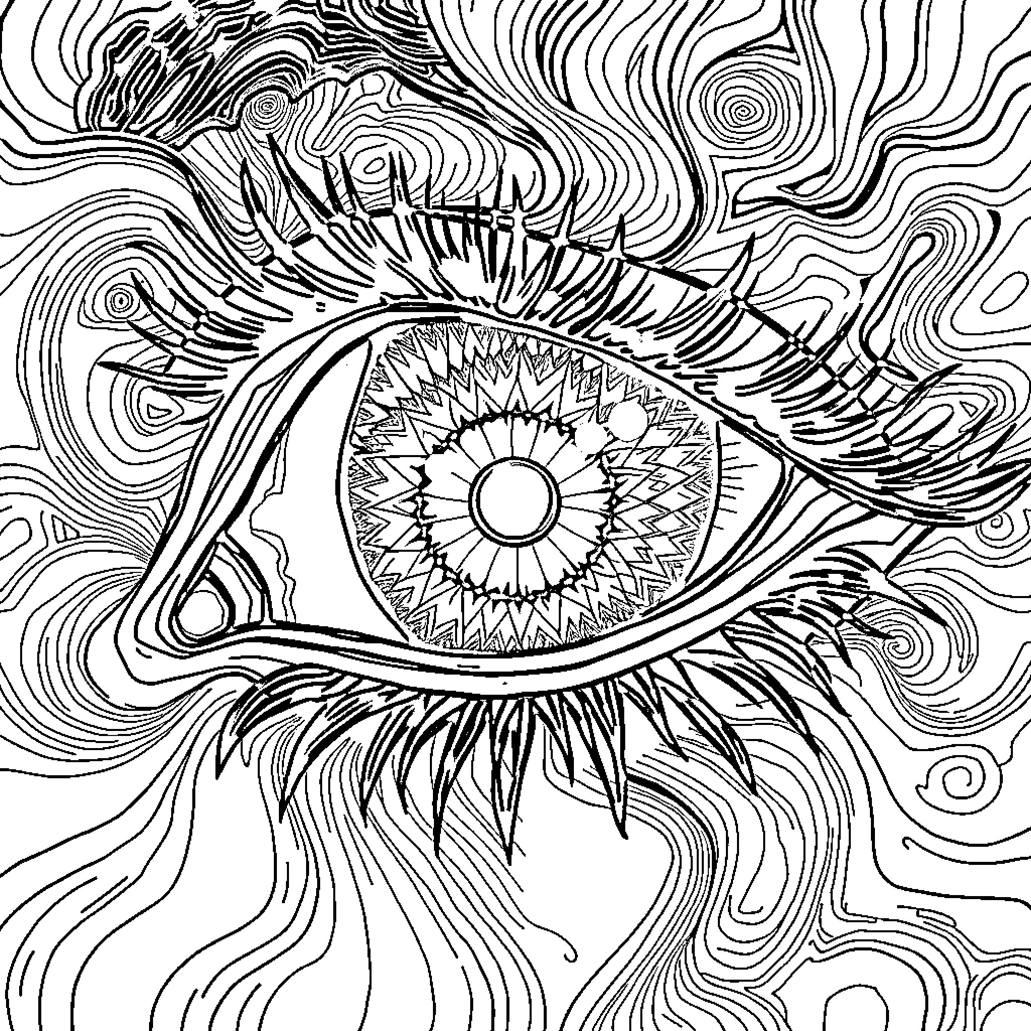 Best Eye Coloring Pages (Free Printable PDF)