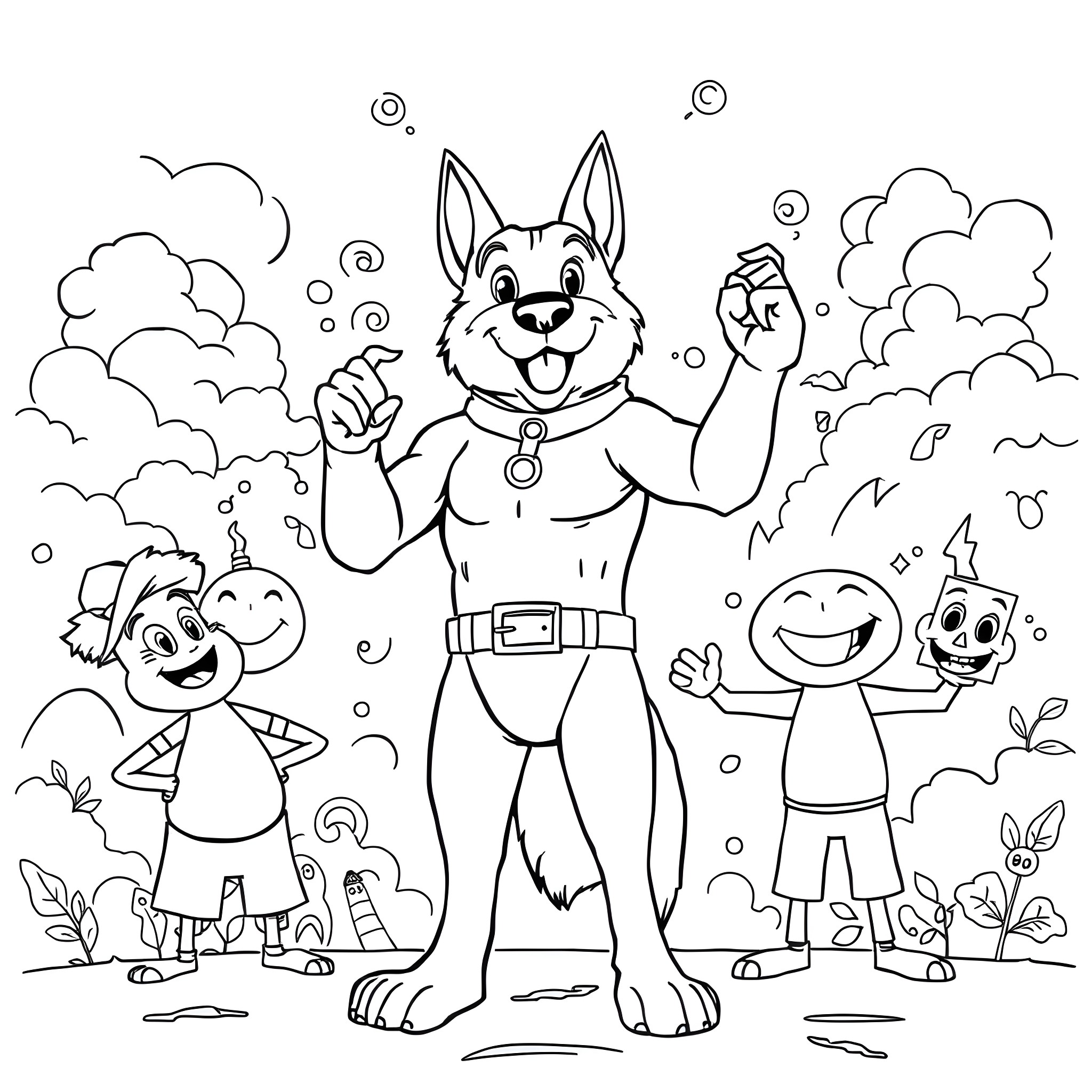 Best Dogman Coloring Pages (Free Printable PDF)