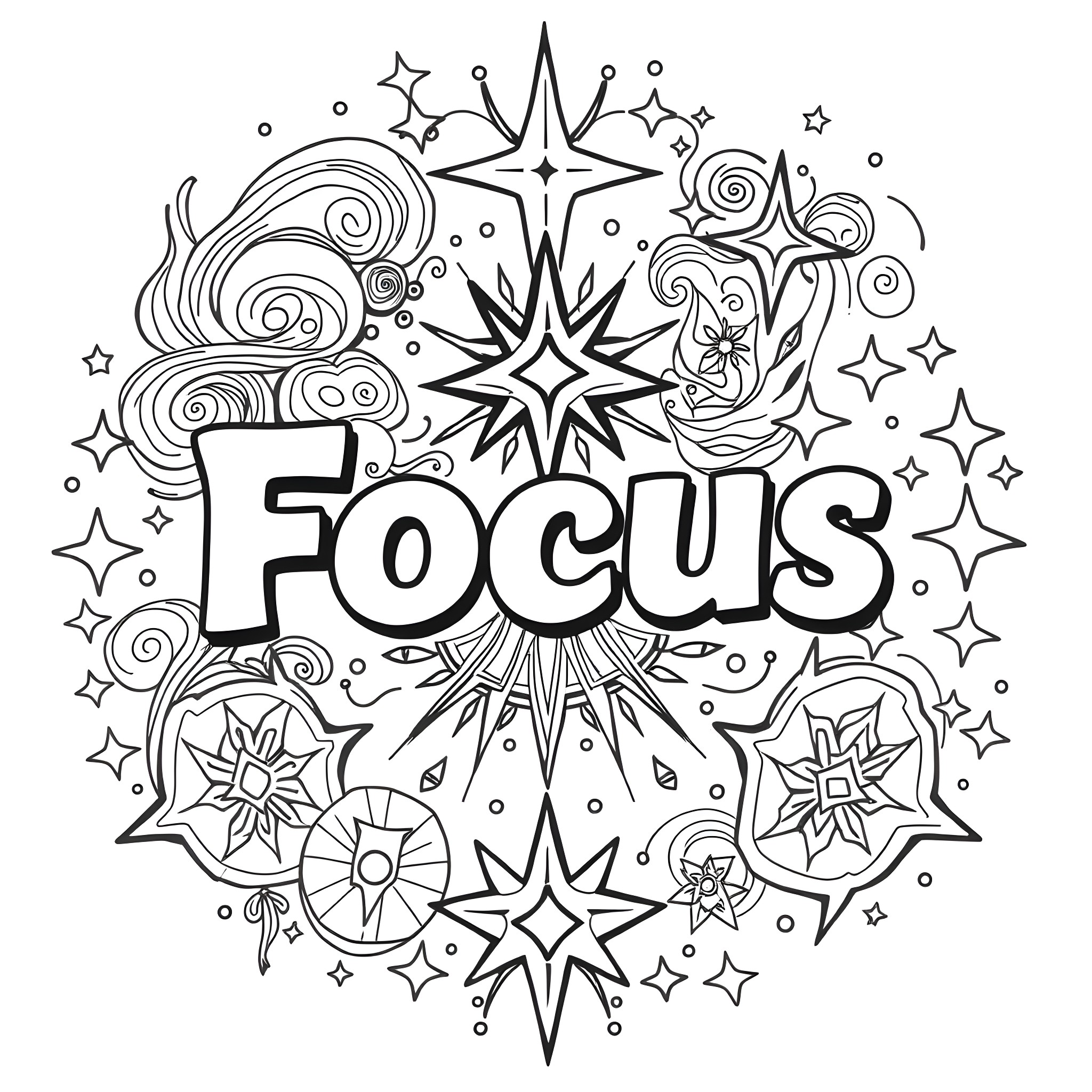 14 Best Focus Coloring Pages (Free Printable PDFs)