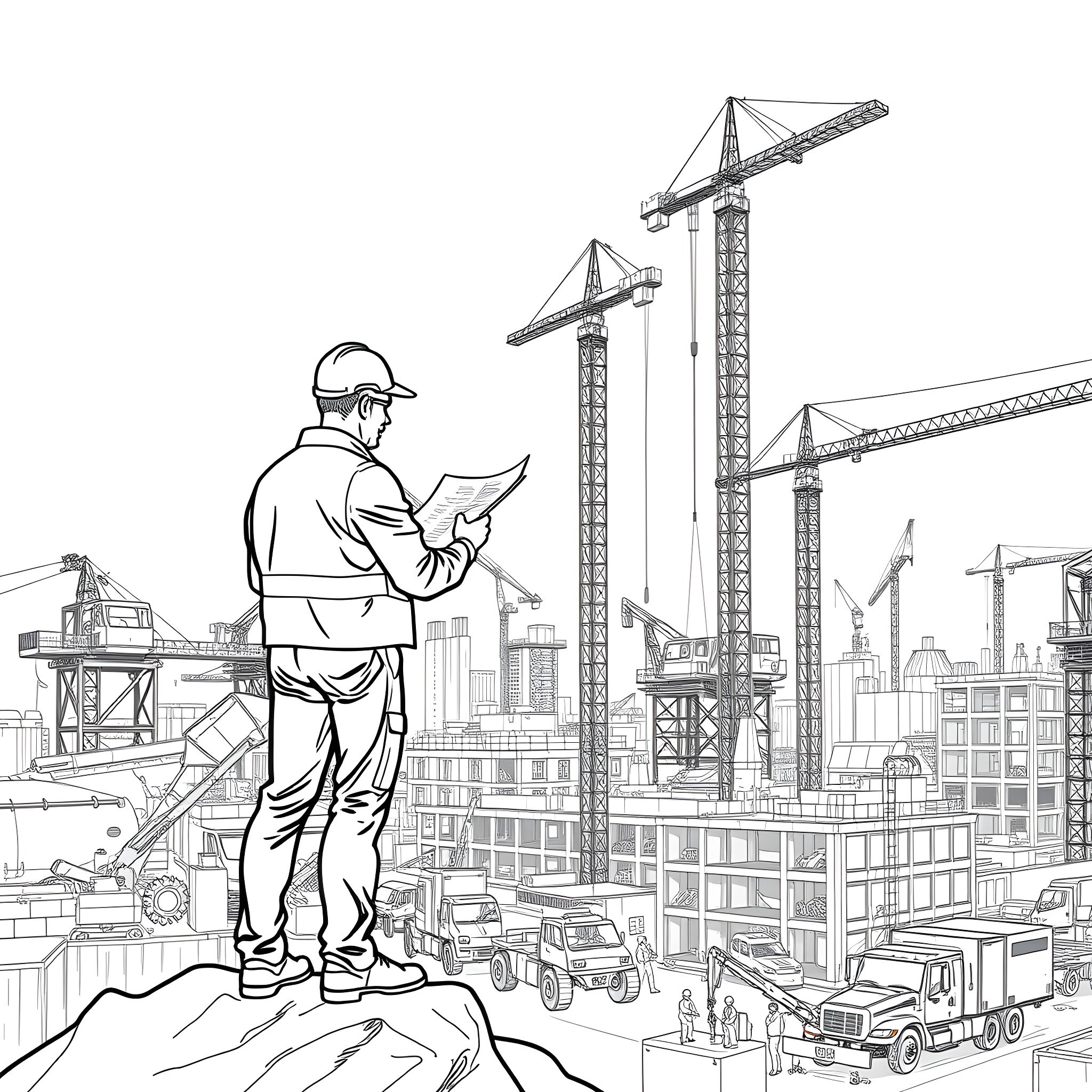 Best Engineer Coloring Pages (Free Printable PDF)