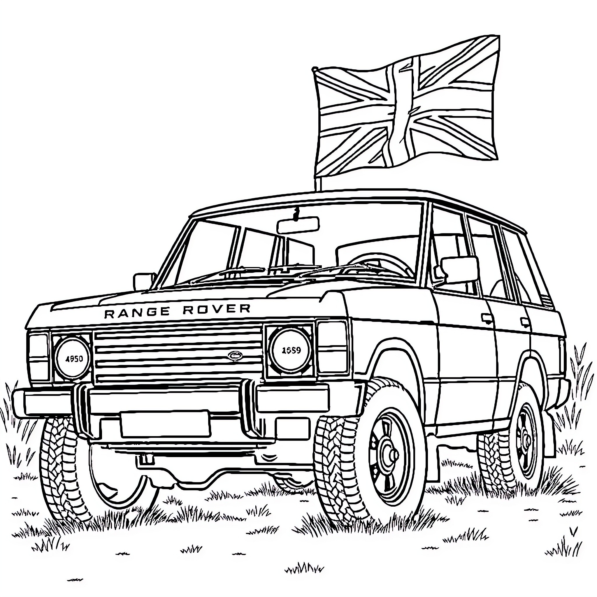 17 Best Range Rover Coloring Pages (Free Printable PDFs)