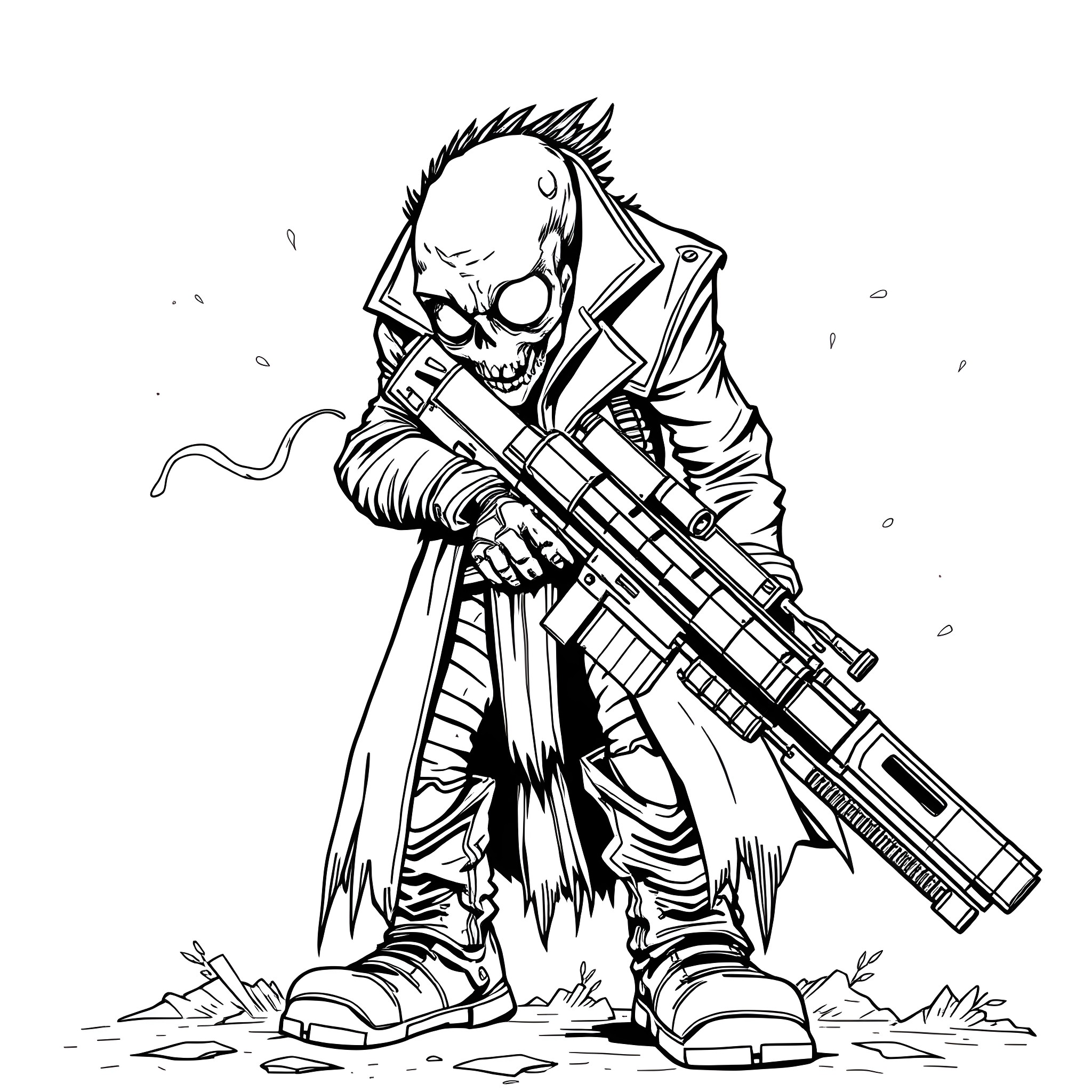 Best Zombie Coloring Pages (Free Printable PDF)