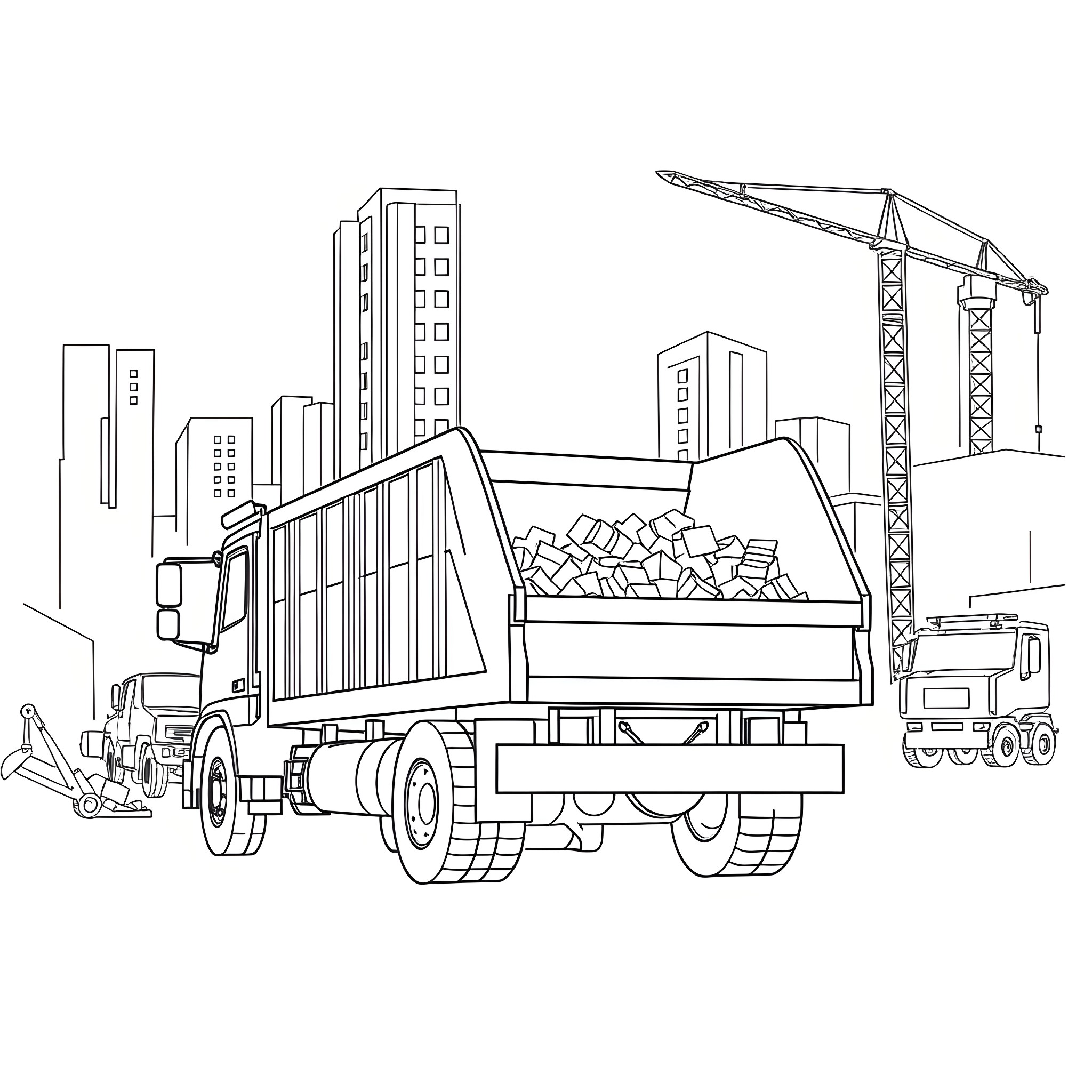 Roll Off Truck Coloring Pages Roll Off Garbage Trucks For Sale | Rush
