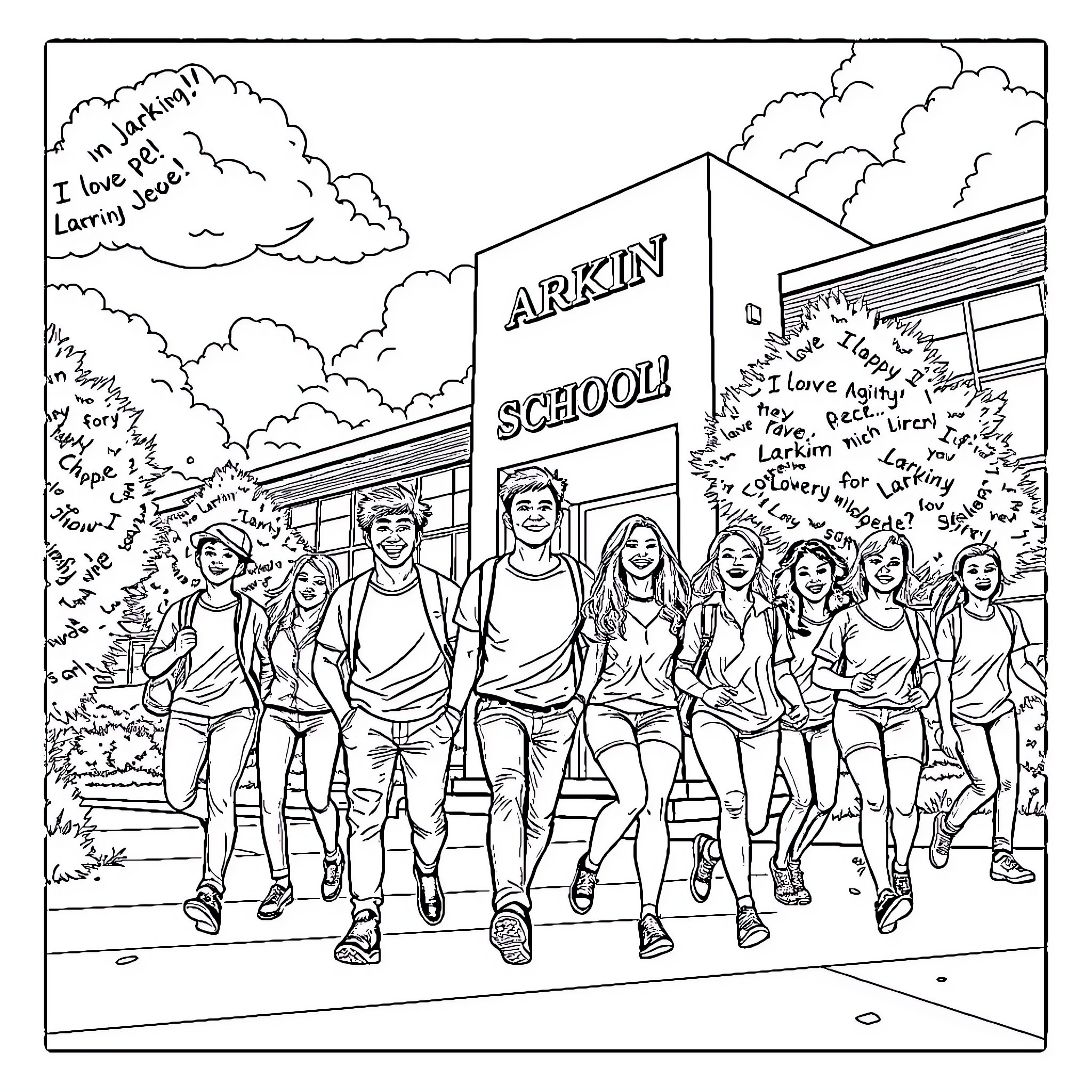 Best Student Coloring Pages (Free Printable PDF)